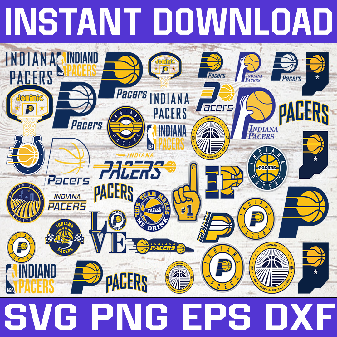 Bundle 42 Files Indiana Pacers Basketball Team svg, Indiana | Inspire ...