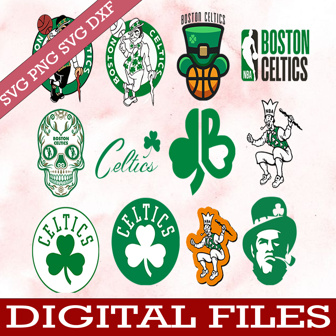 Bundle 12 Files Boston Celtics Basketball Team Svg, Boston C | Inspire ...