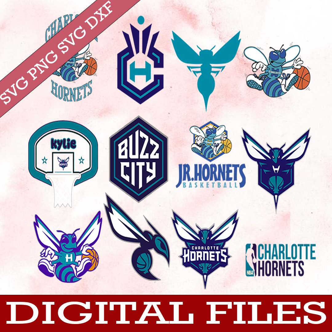Bundle 12 Files Charlotte Hornets Basketball Team svg, Charl | Inspire ...