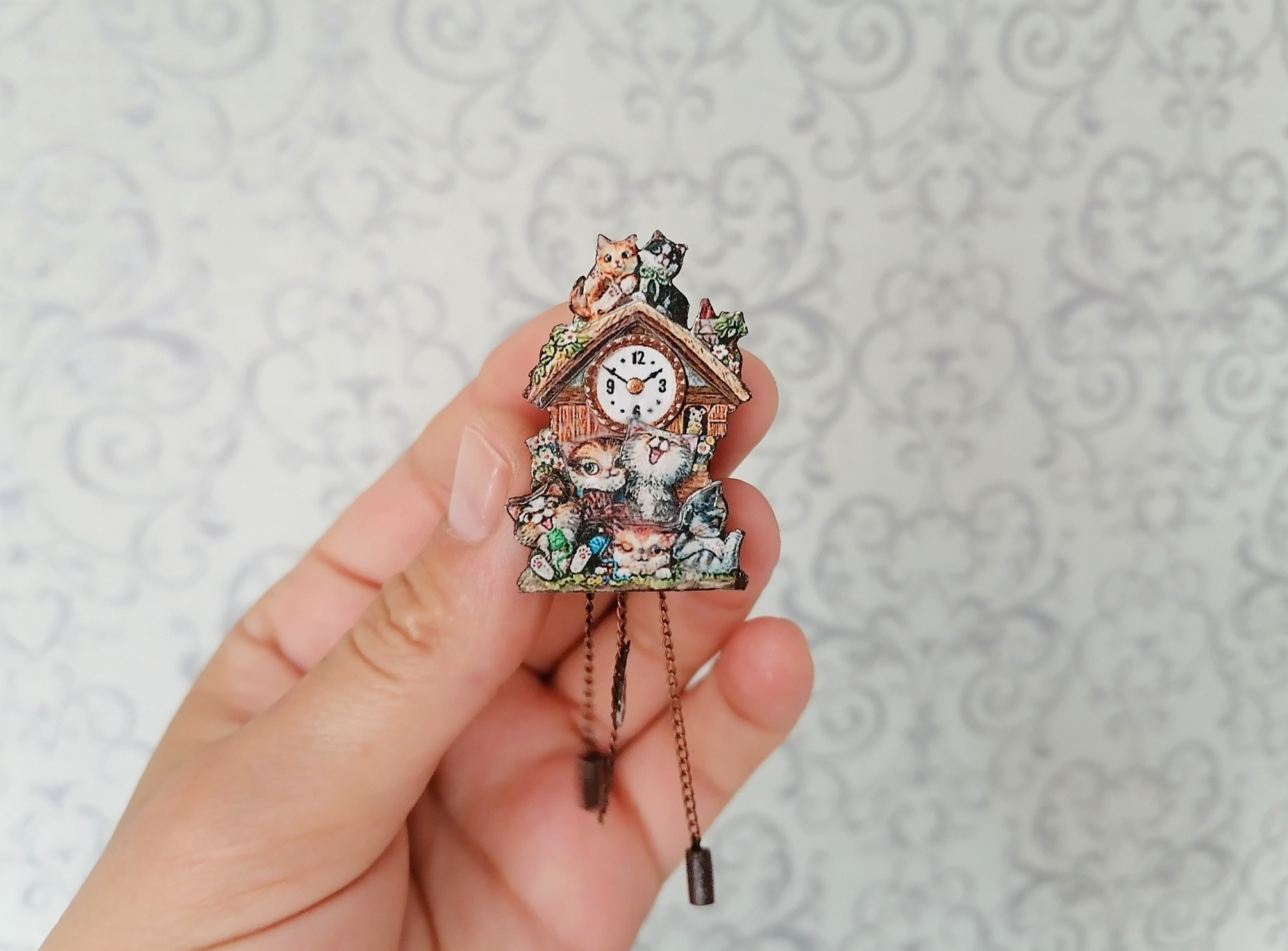 Dollhouse clock. Scale 1:12 - Inspire Uplift