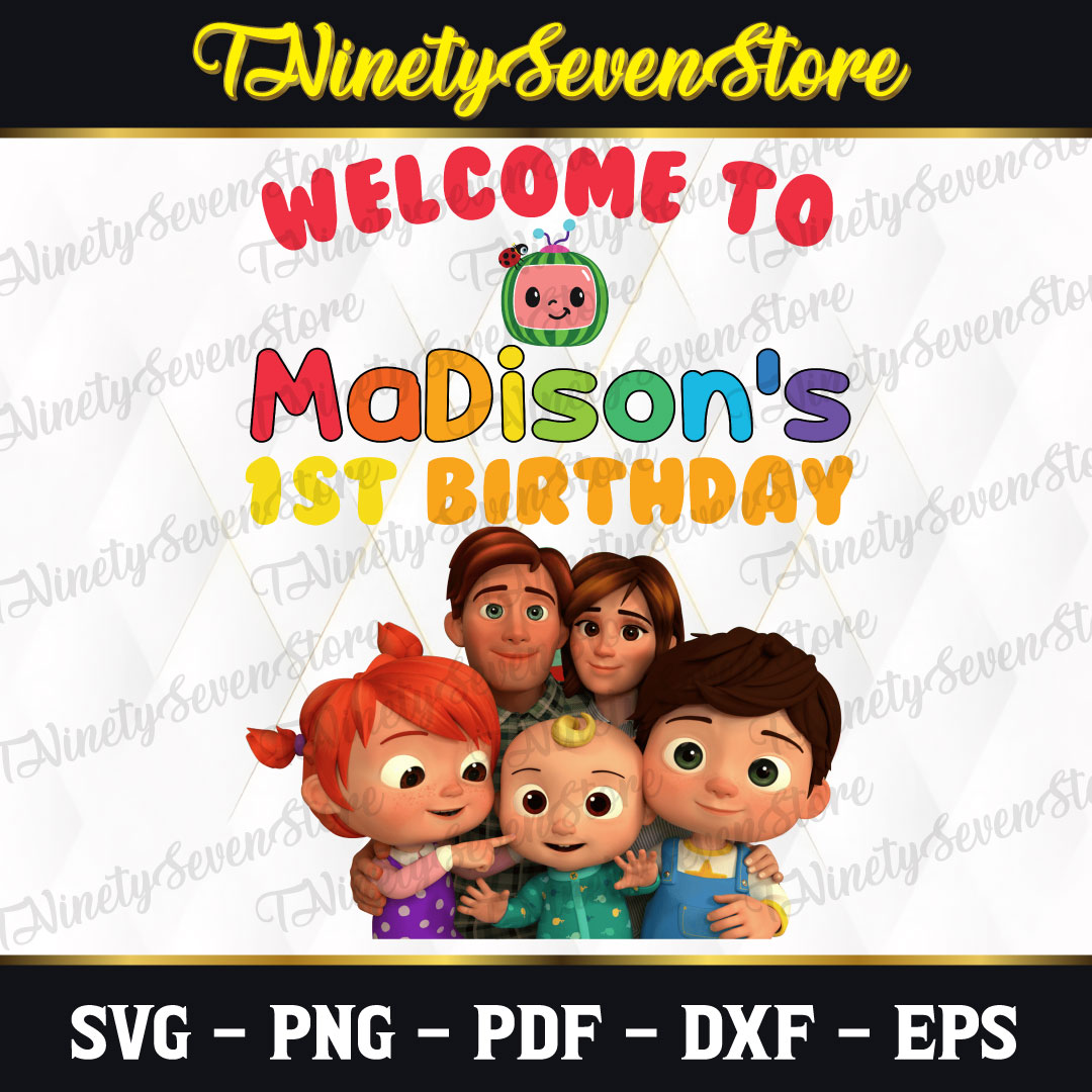 Welcome to Madison's Birthday Svg, Birthday with family svg, | Inspire ...