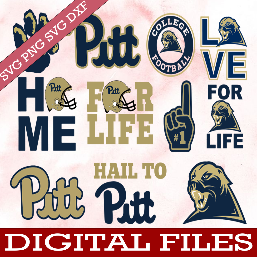 Bundle 11 Files Pittsburgh Panthers Football Team svg, Pitts | Inspire ...