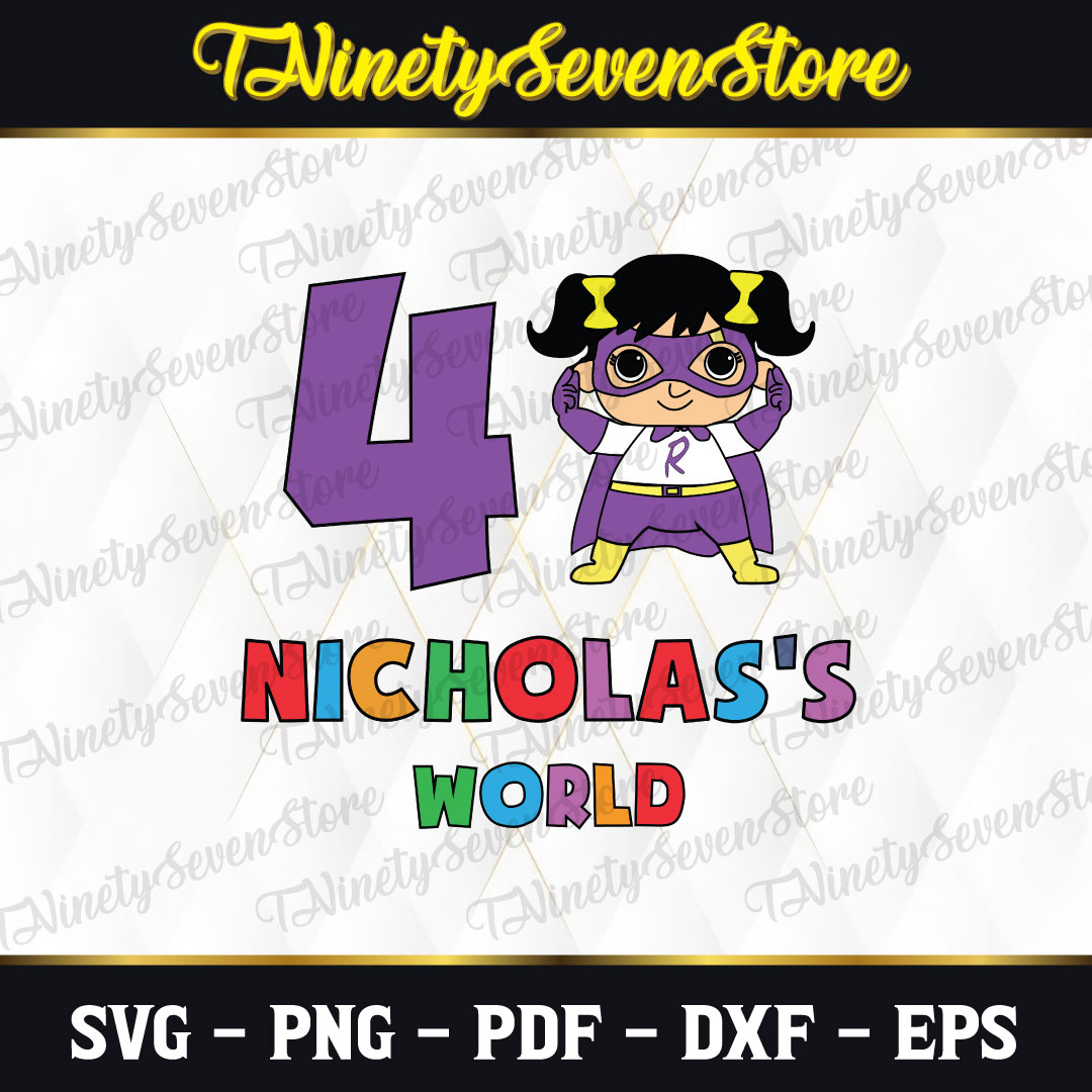 Personalizes name and age Ryan's world svg,Ryan's world car | Inspire ...