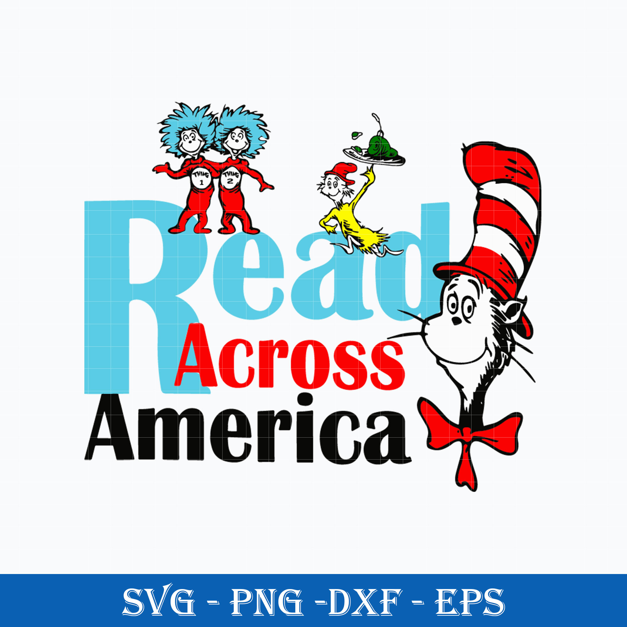Read Across America Svg, Dr. Seuss Quotes Svg, Dr. Seuss Svg | Inspire ...
