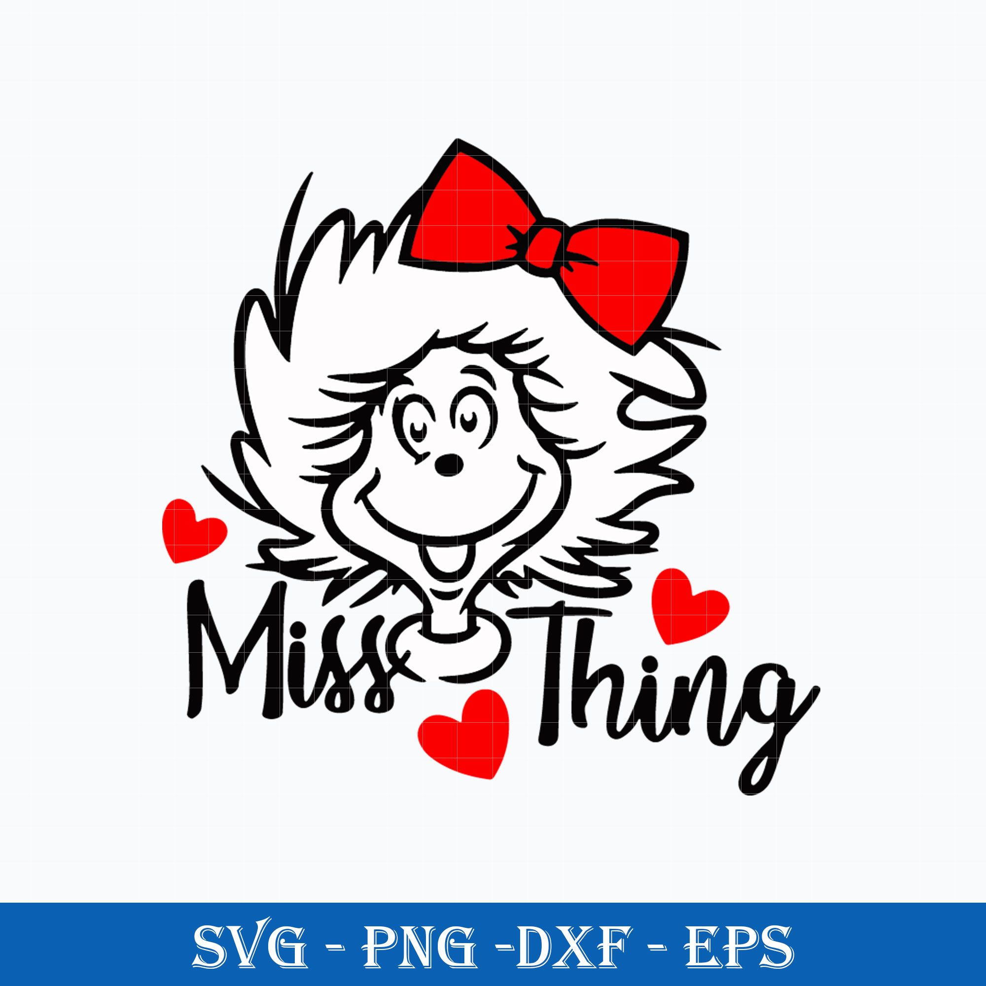 Miss Thing Svg, The Cat In The Hat Svg, Dr. Seuss Svg, Thing | Inspire ...