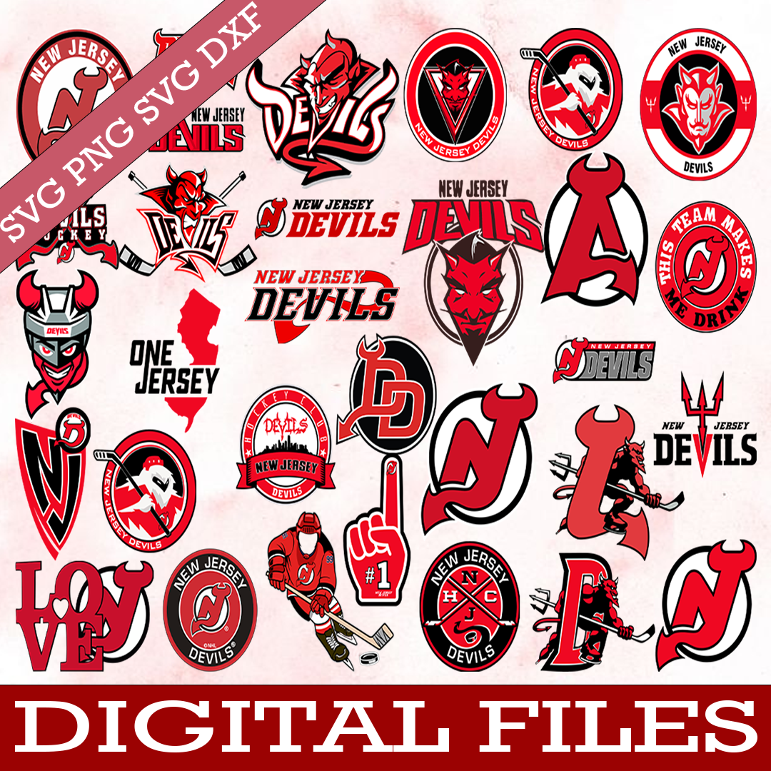 Bundle 30 Files New Jersey Devils Hockey Team Svg, New Jerse - Inspire ...