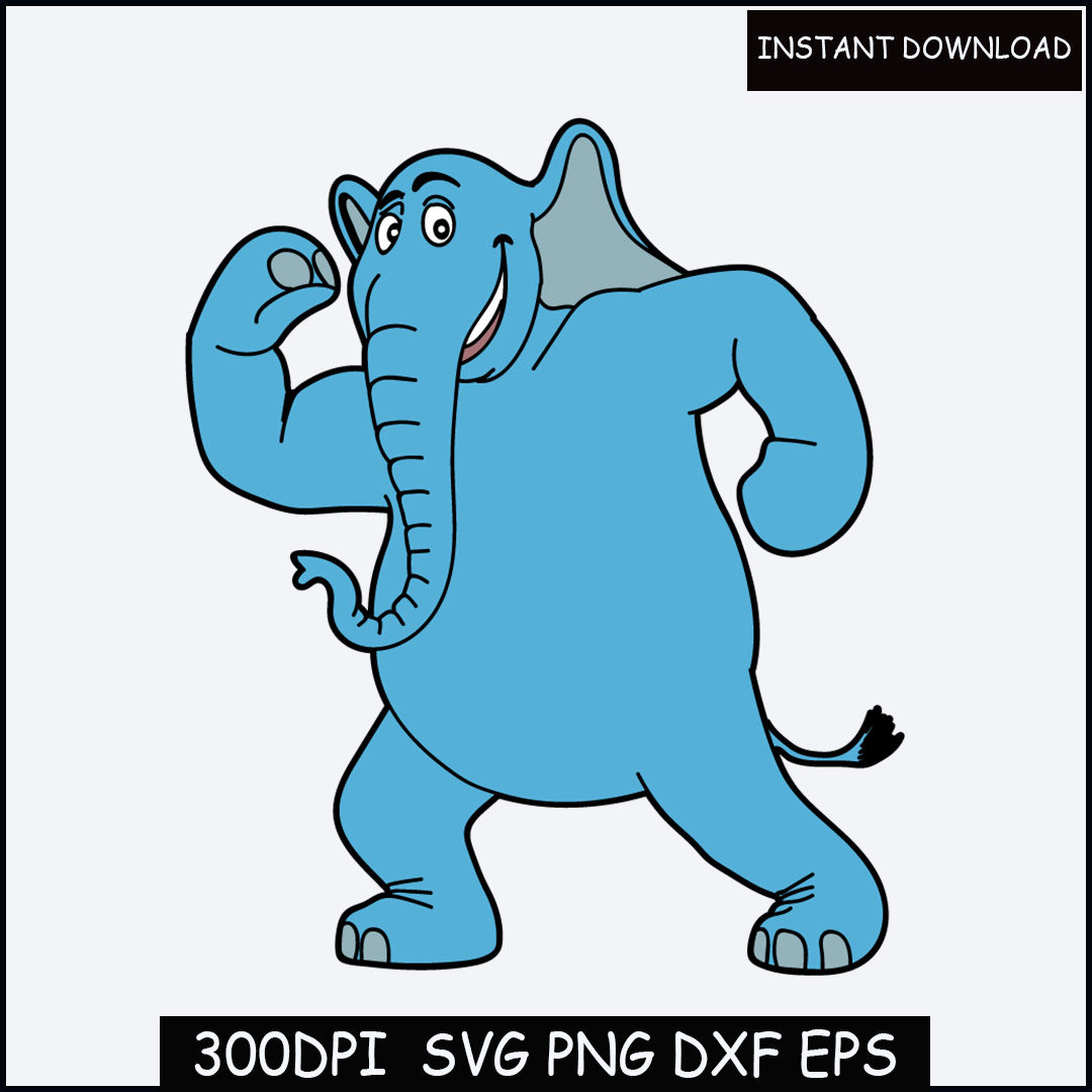 Horton SVG | Horton drawing cut file, printable svg, SVG fil | Inspire ...