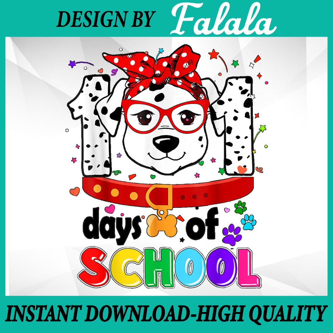 Dog Dalmation 101 Days Of School Png, Dalmatian puppy, 100 D | Inspire ...