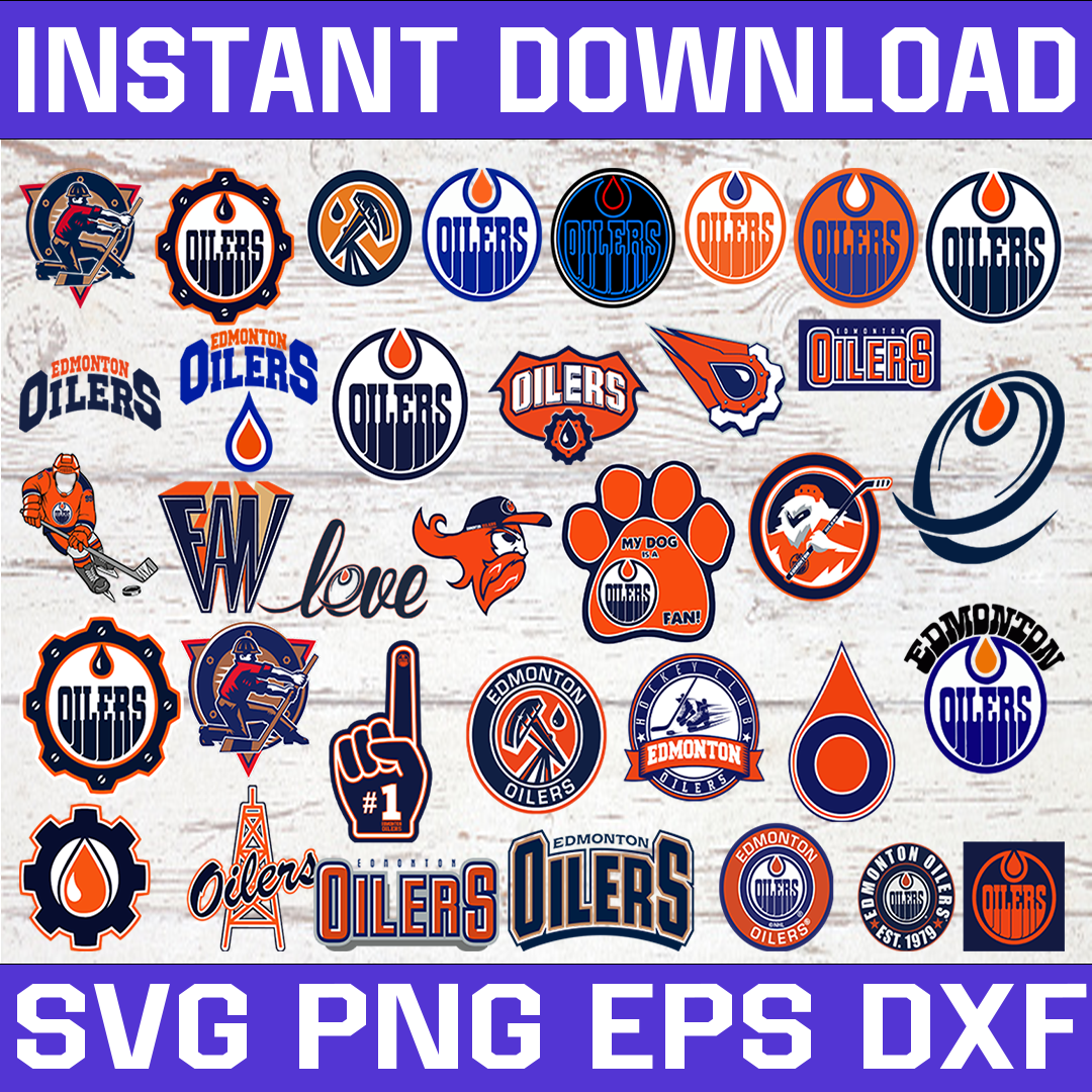 Bundle 35 Files Edmonton Oilers Hockey Team Svg, Edmonton Oi | Inspire ...