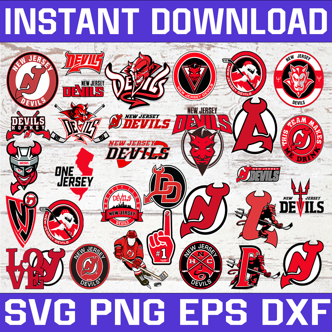 Bundle 30 Files New Jersey Devils Hockey Team Svg, New Jerse | Inspire ...