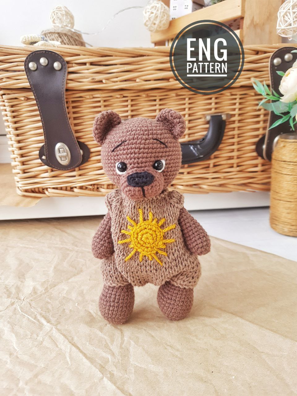 Amigurumi bear crochet pattern. Tutorial teddy bear crochet | Inspire ...