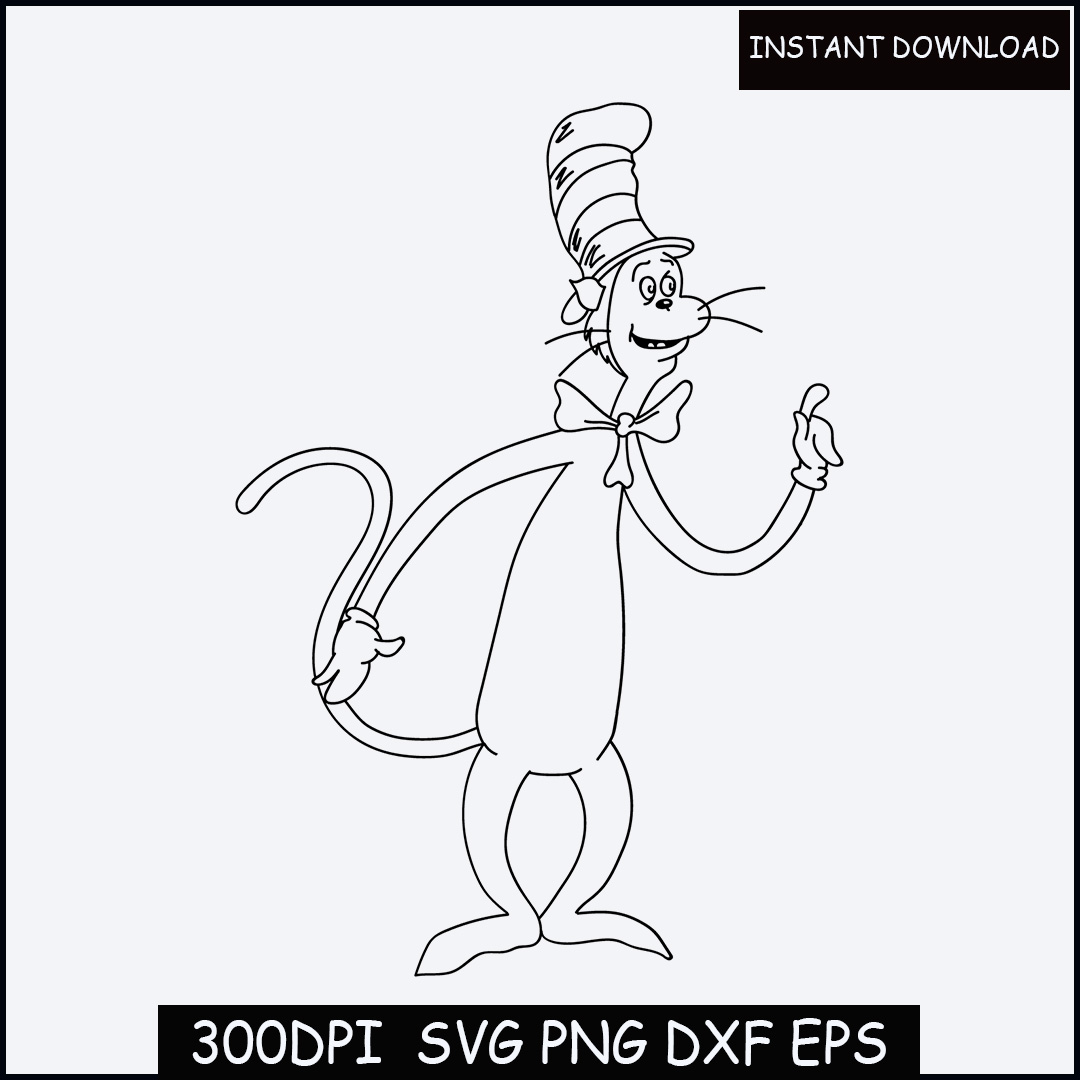 Dr Seuss svg , cat in the hat svg , dr seuss hat svg , dr se | Inspire ...
