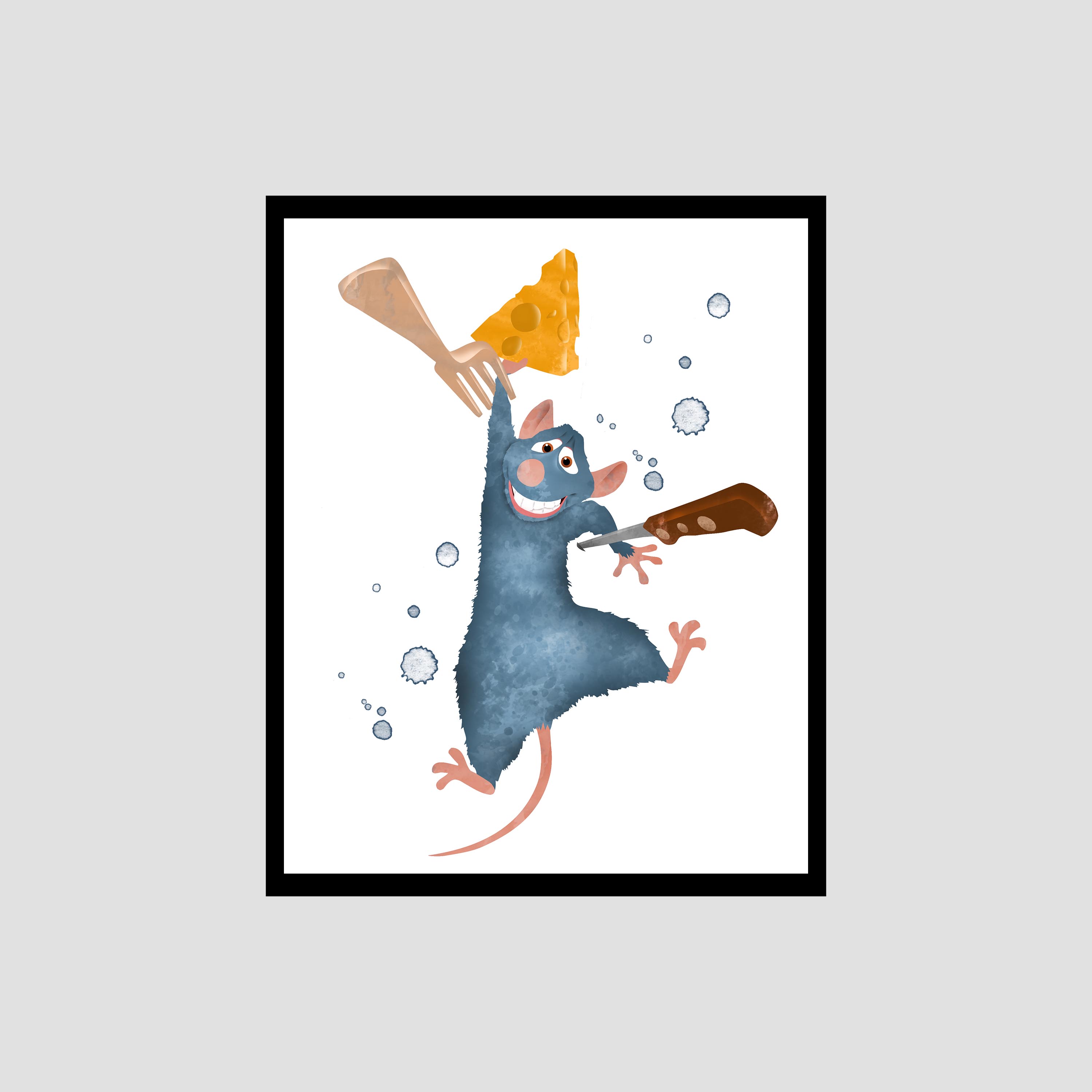 Ratatouille Disney Art Print Digital Files decor nursery roo | Inspire ...