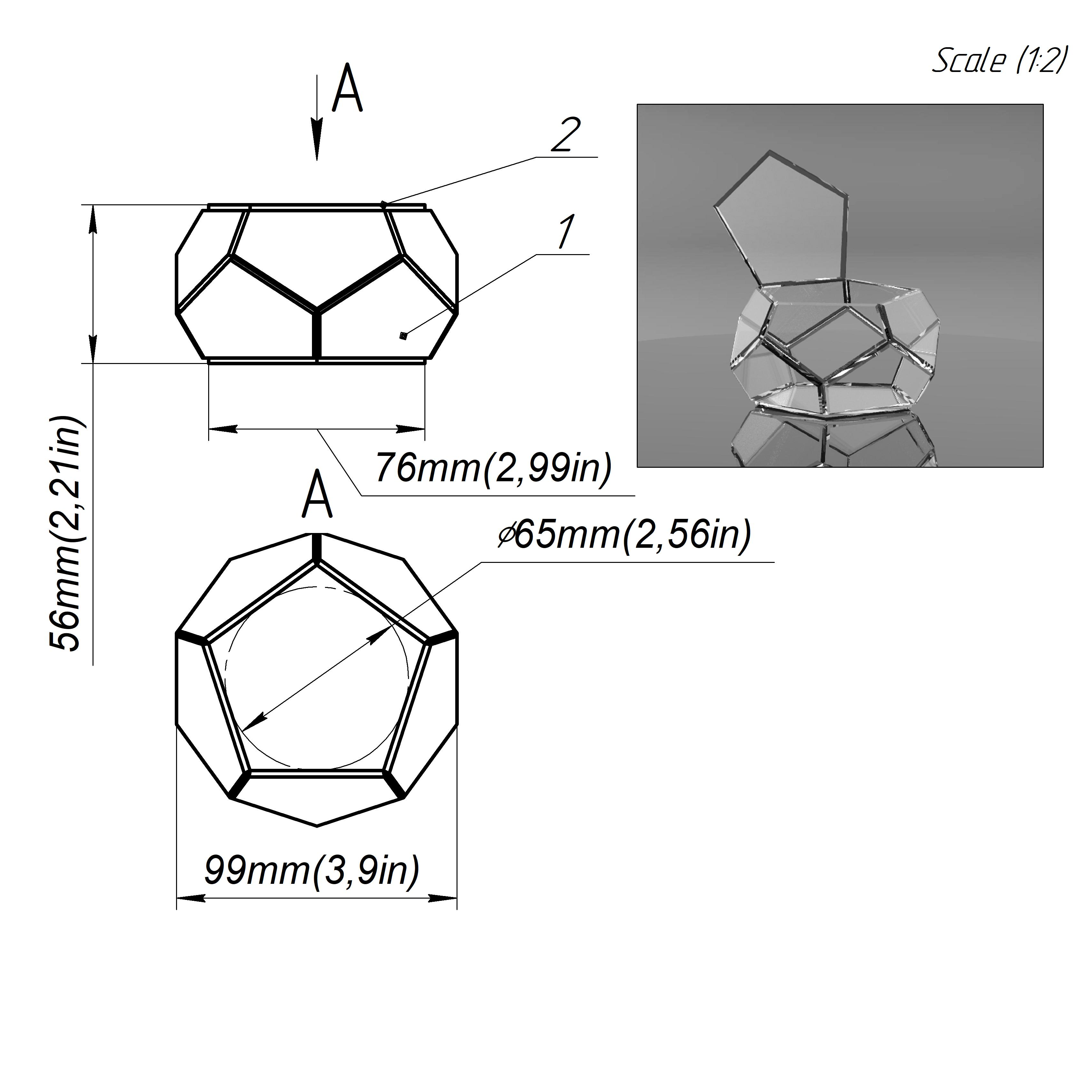 Project 255. Stained glass printable pattern. Brillant3d - Inspire Uplift