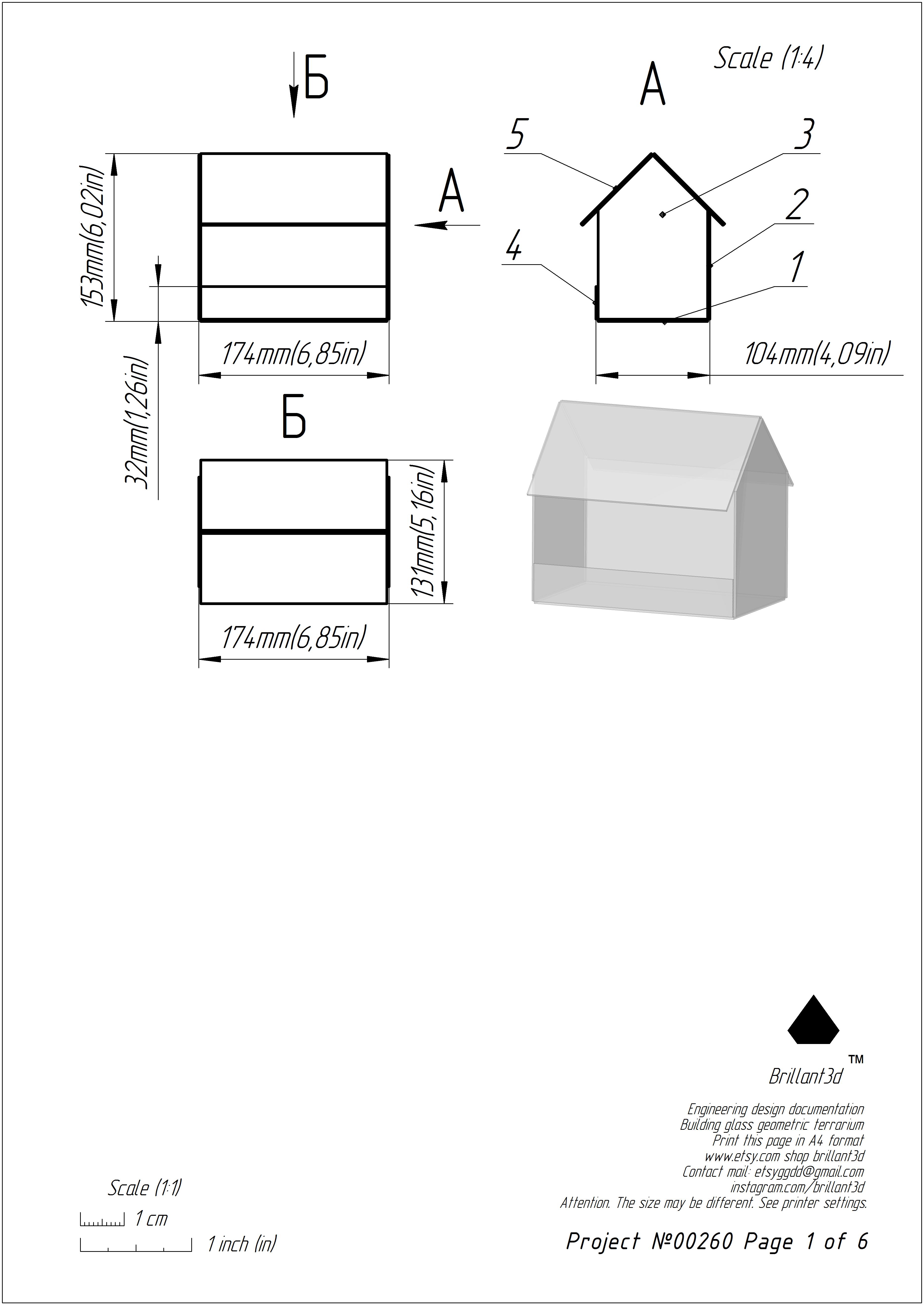 Project 260. Stained glass printable pattern. Brillant3d | Inspire Uplift