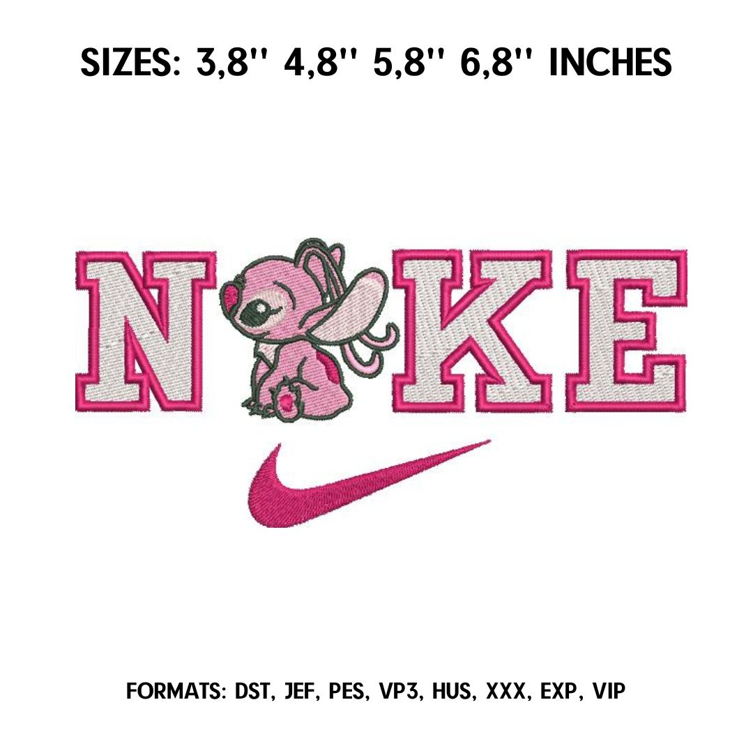Nike Stitch Embroidery design file pes. Anime embroidery des | Inspire ...