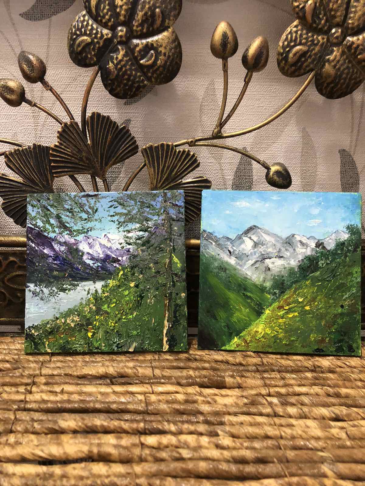 Altai Duplex Oil Painting Original Art | Inspire Uplift