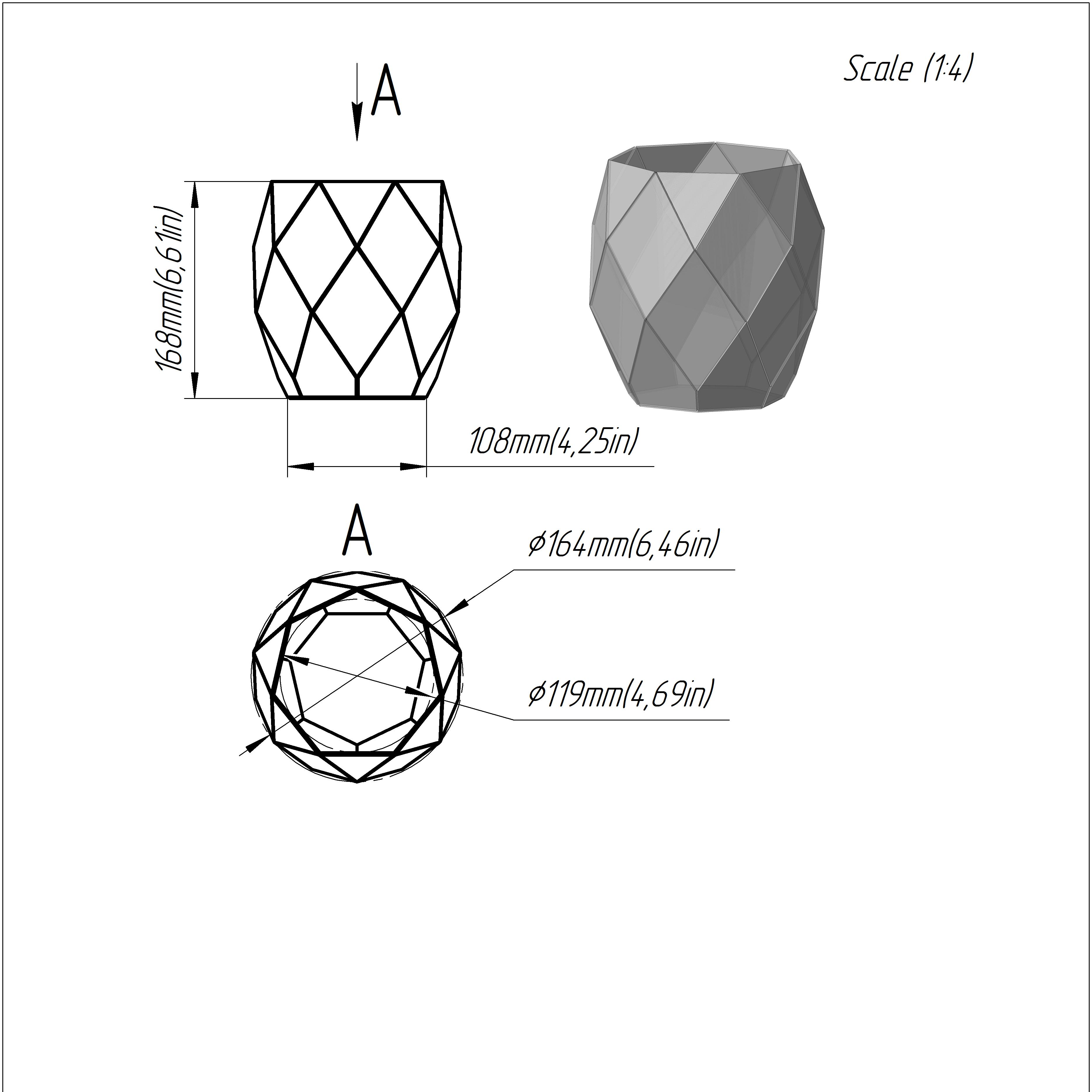 Project 281.2. Stained glass printable pattern. Brillant3d | Inspire Uplift