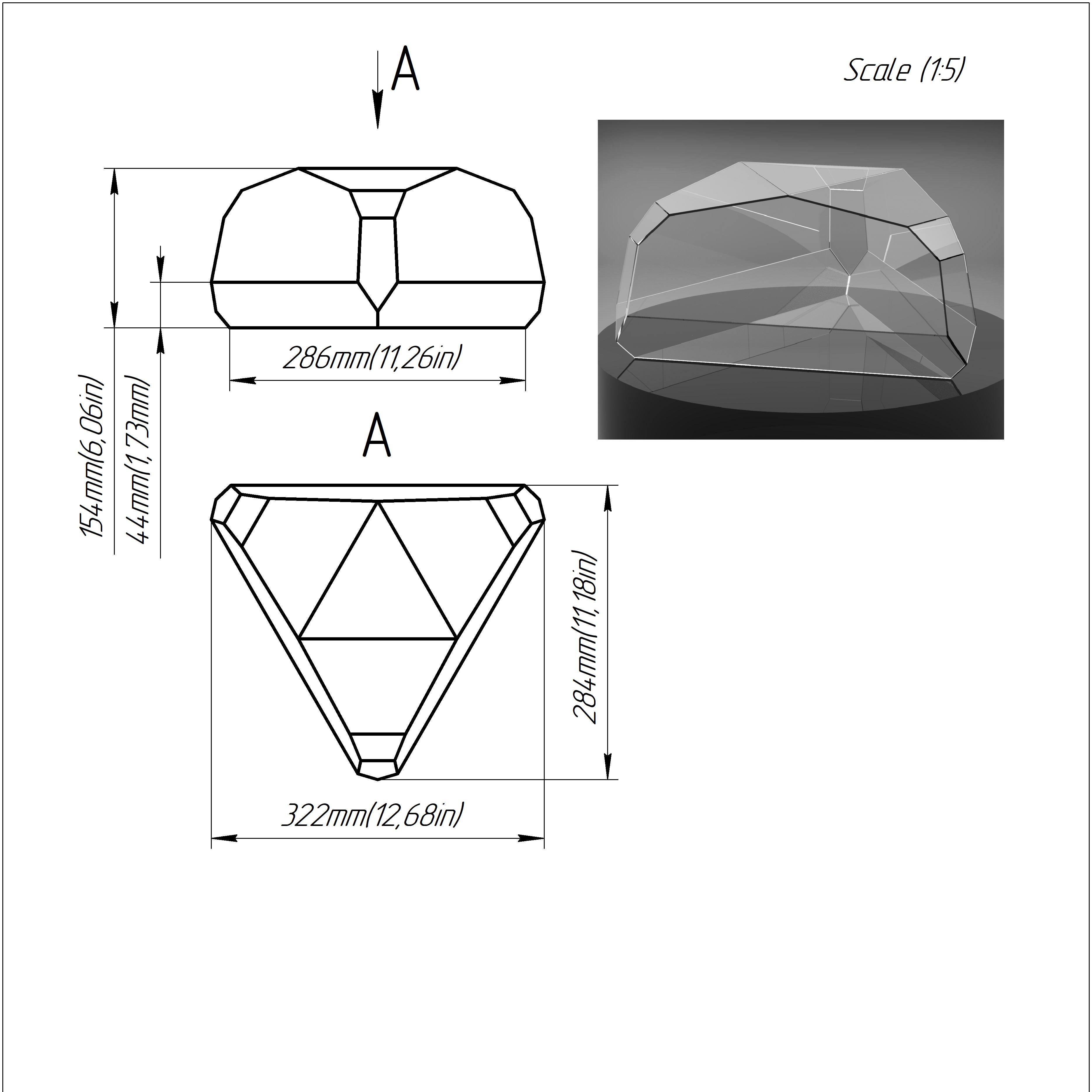 Project 286. Stained glass printable pattern. Brillant3d - Inspire Uplift