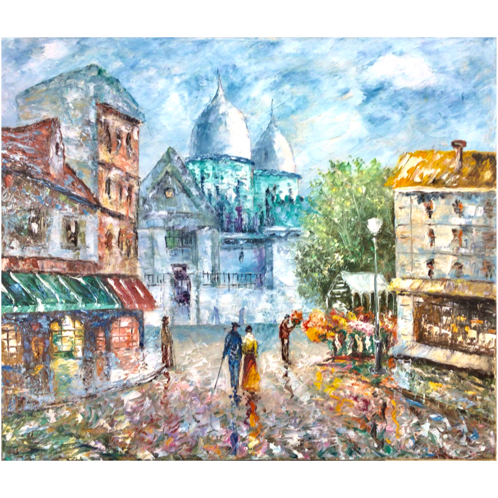 France Paris Painting Original Art Oil Painting Paris City A | Inspire ...