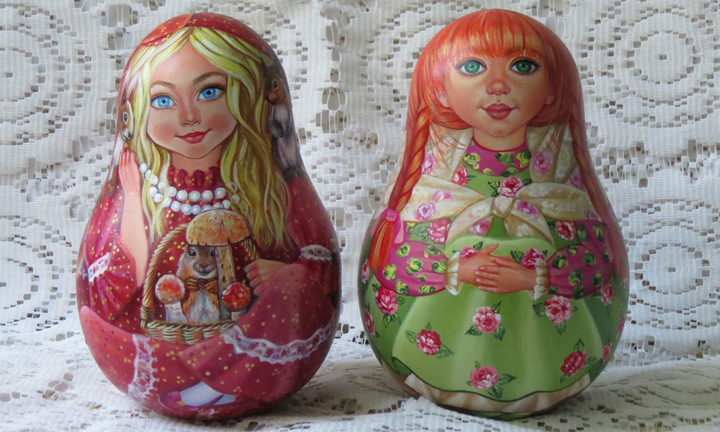 Russian Roly-Poly music dolls hand painted - Nevalyshka tink - Inspire ...