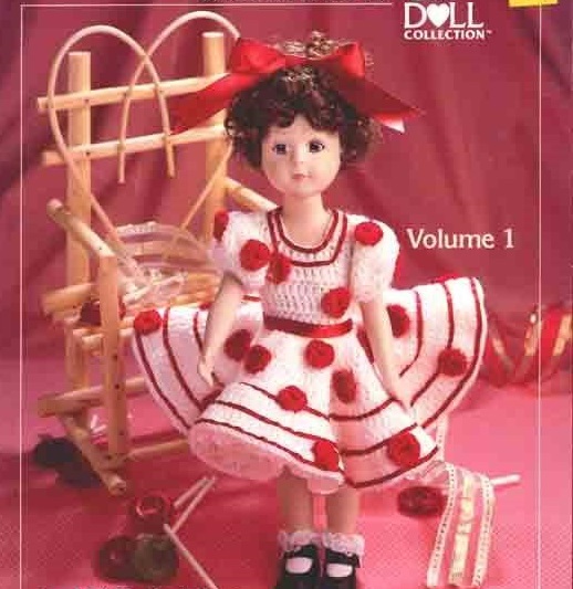 Digital | Crochet pattern for a vintage doll dress | Knitted | Inspire ...