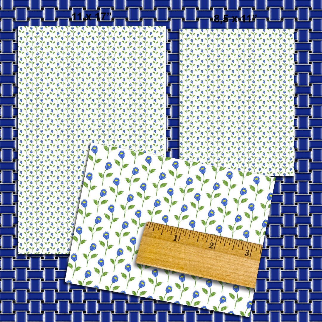 Digital Vintage Dollhouse Wallpaper Floral Seamless Pattern | Inspire ...