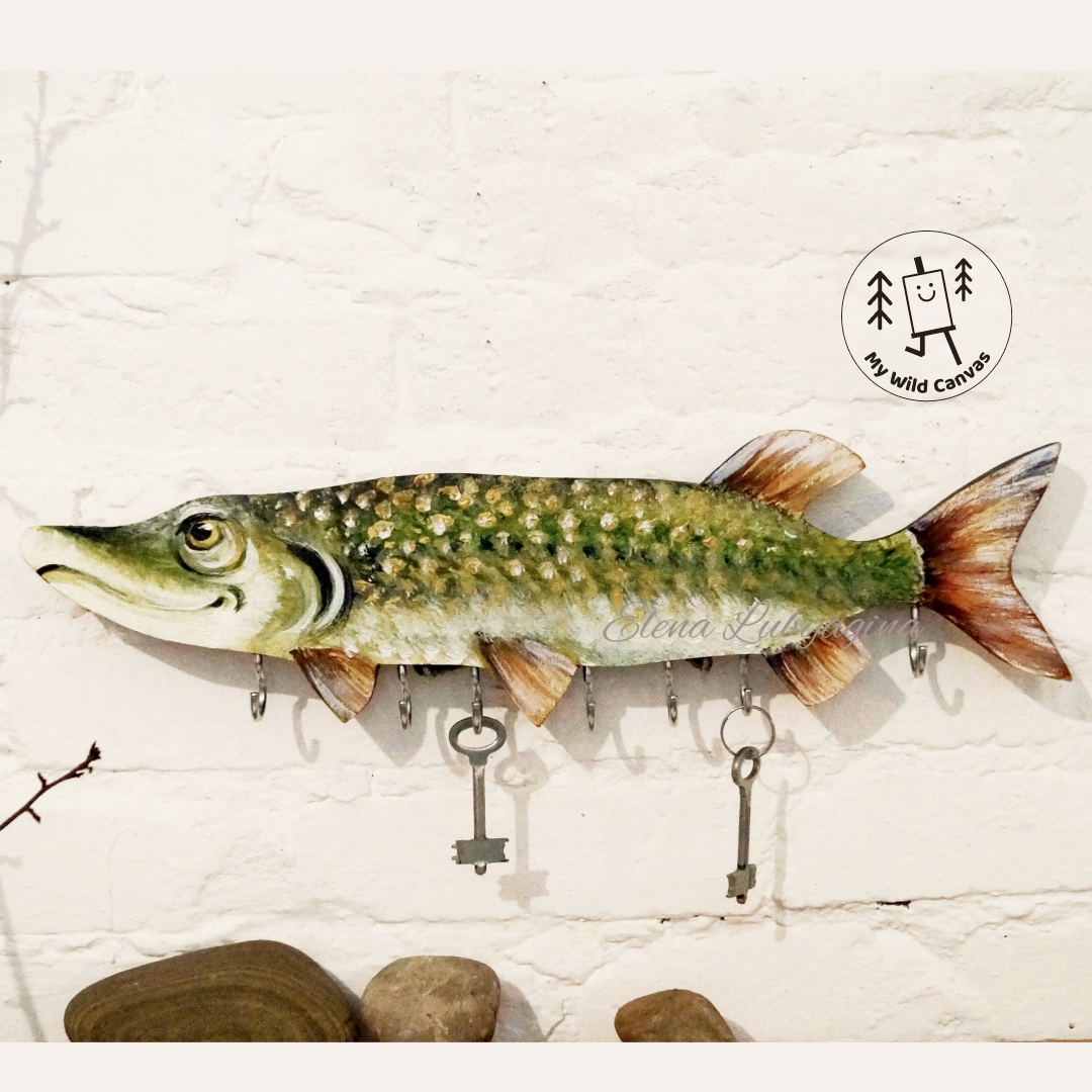 Pike Key Rack, Fishermans Gift | Inspire Uplift