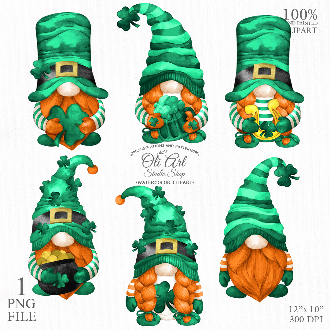 St. Patricks Day Gnome Clip Art. Profession clip art, Hand D - Inspire ...
