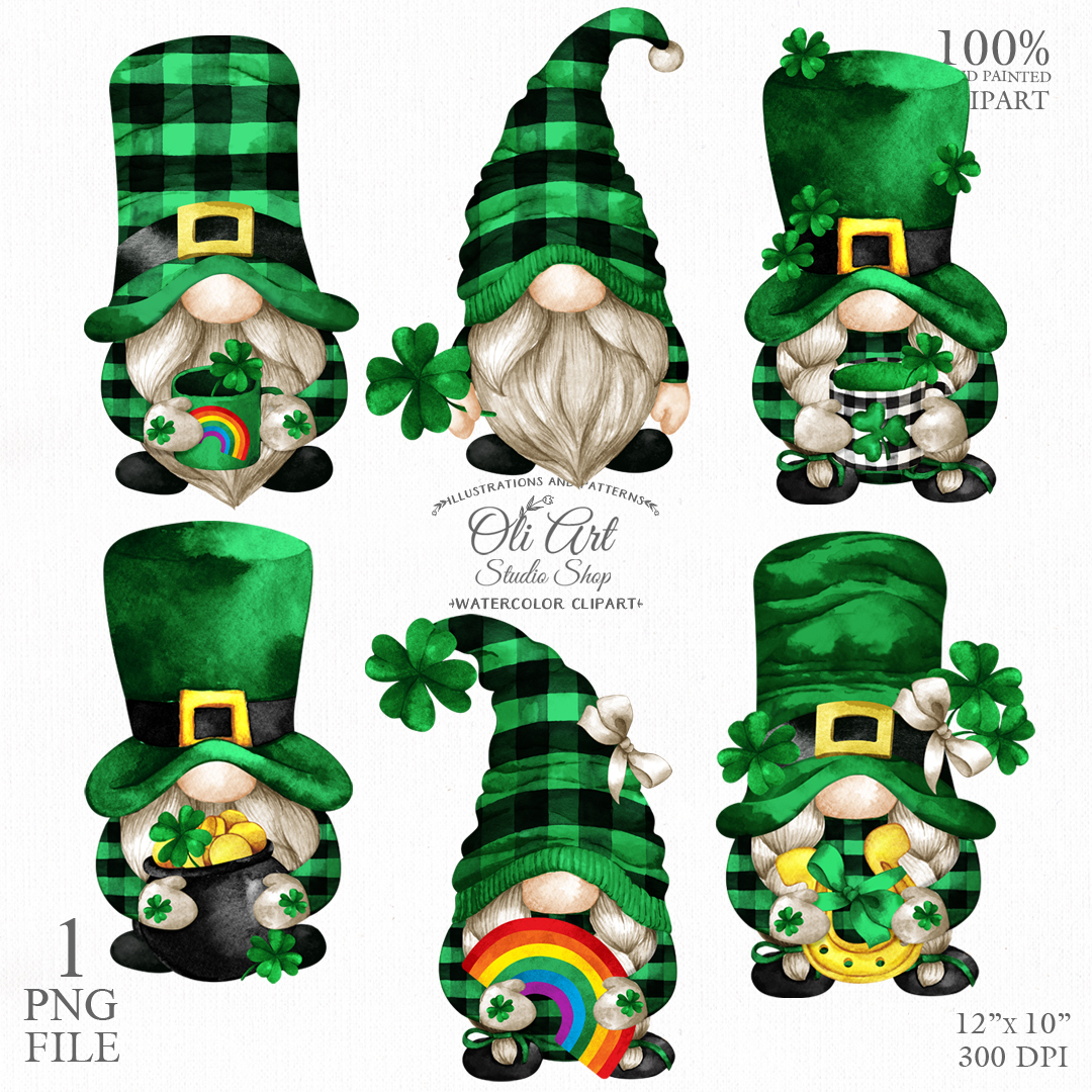 St. Patricks Day Gnome Clip Art. Profession clip art, Hand D | Inspire ...