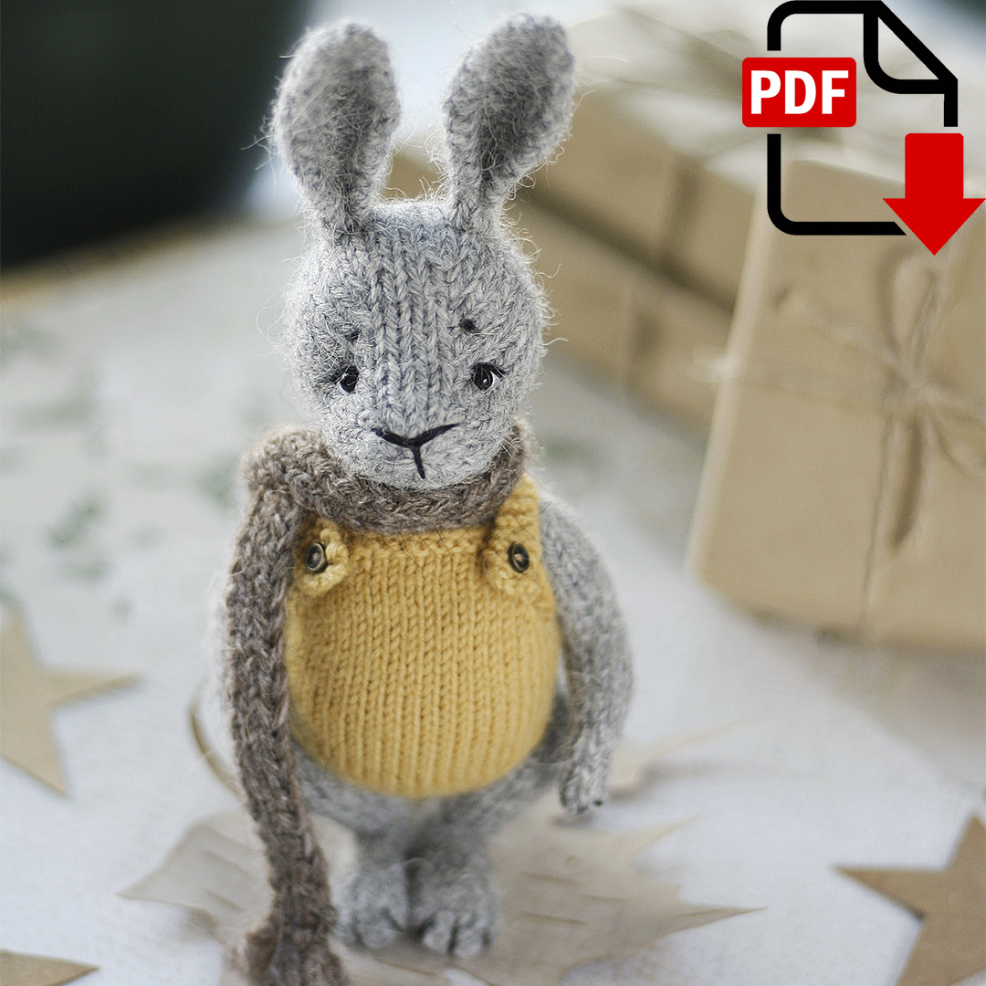 Knitting bunny pattern. Amigurumi tutorial. DIY toys | Inspire Uplift