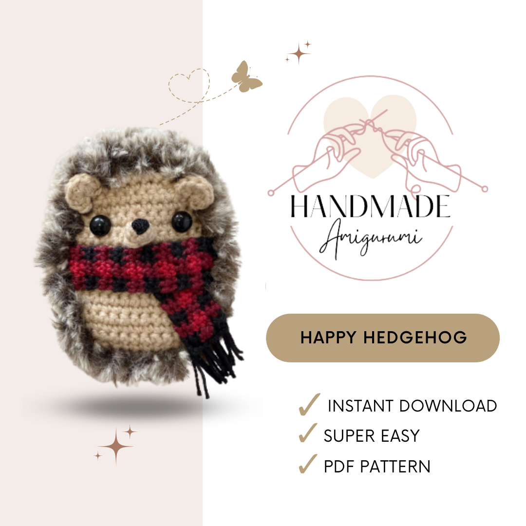 happy hedgehog amigurumi doll pattern for your children's, C | Inspire ...