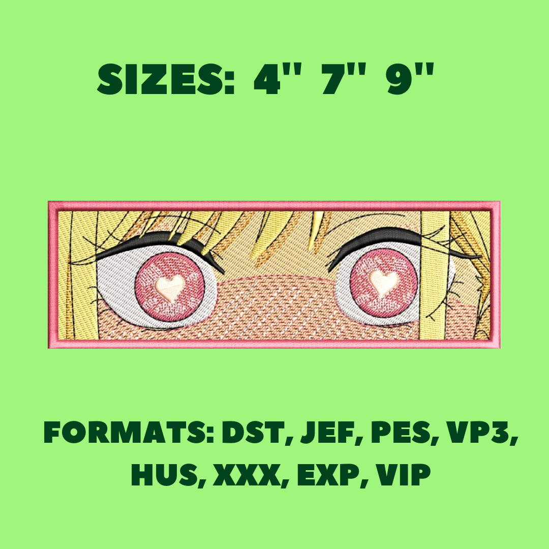 Marin eyes embroidery design, anime eyes embroidery, anime p - Inspire ...