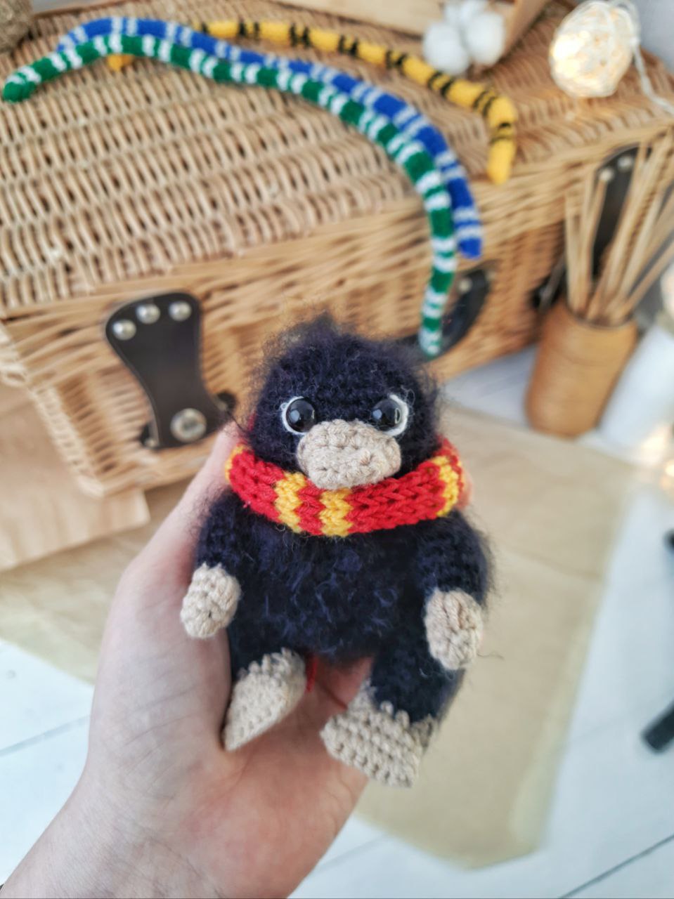 Stuffed Baby Niffler toy from the movie Fantastic Beasts dec - Inspire ...