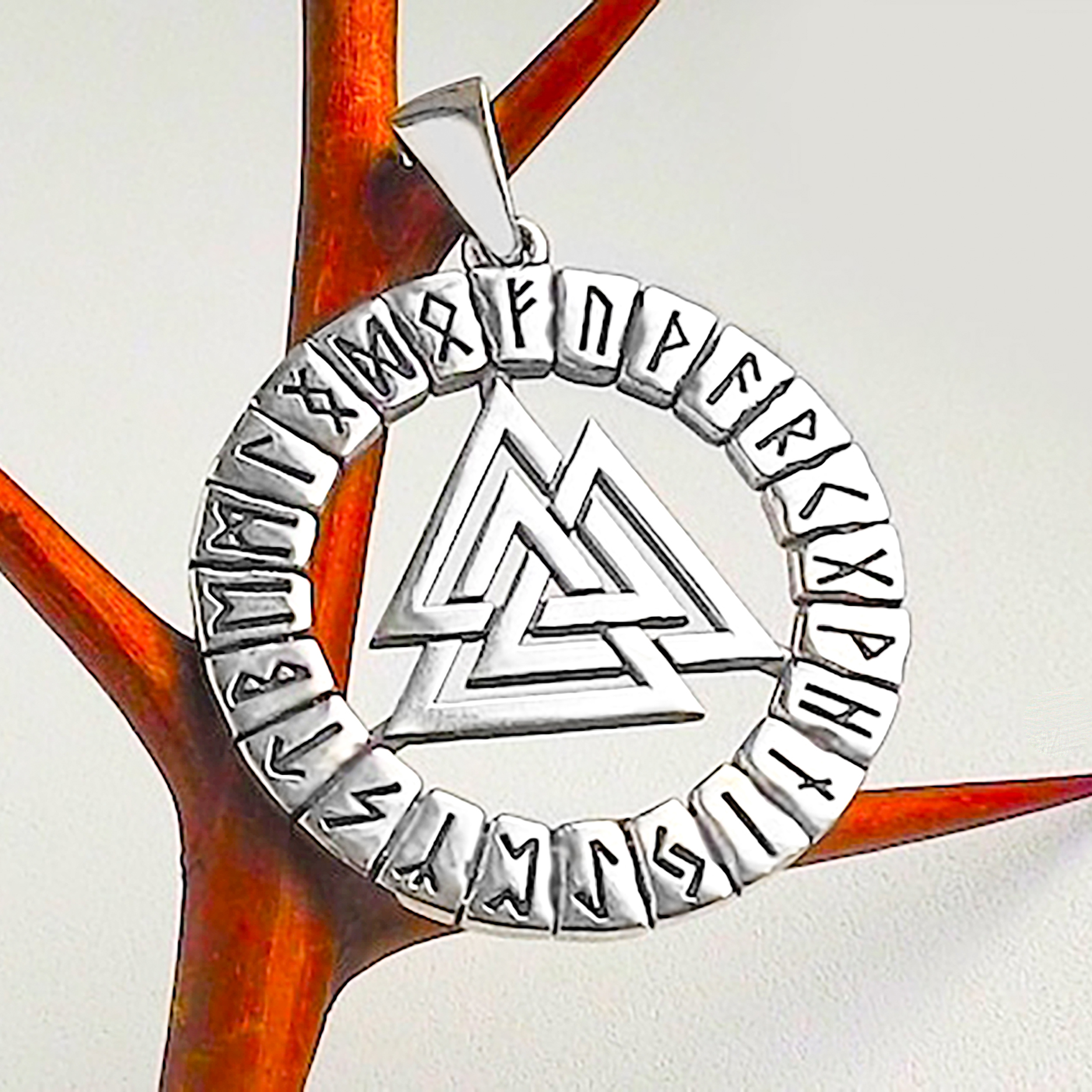 Valknut pendant.Norse.Asatru.Nordic jewelry.Valknut necklace - Inspire ...