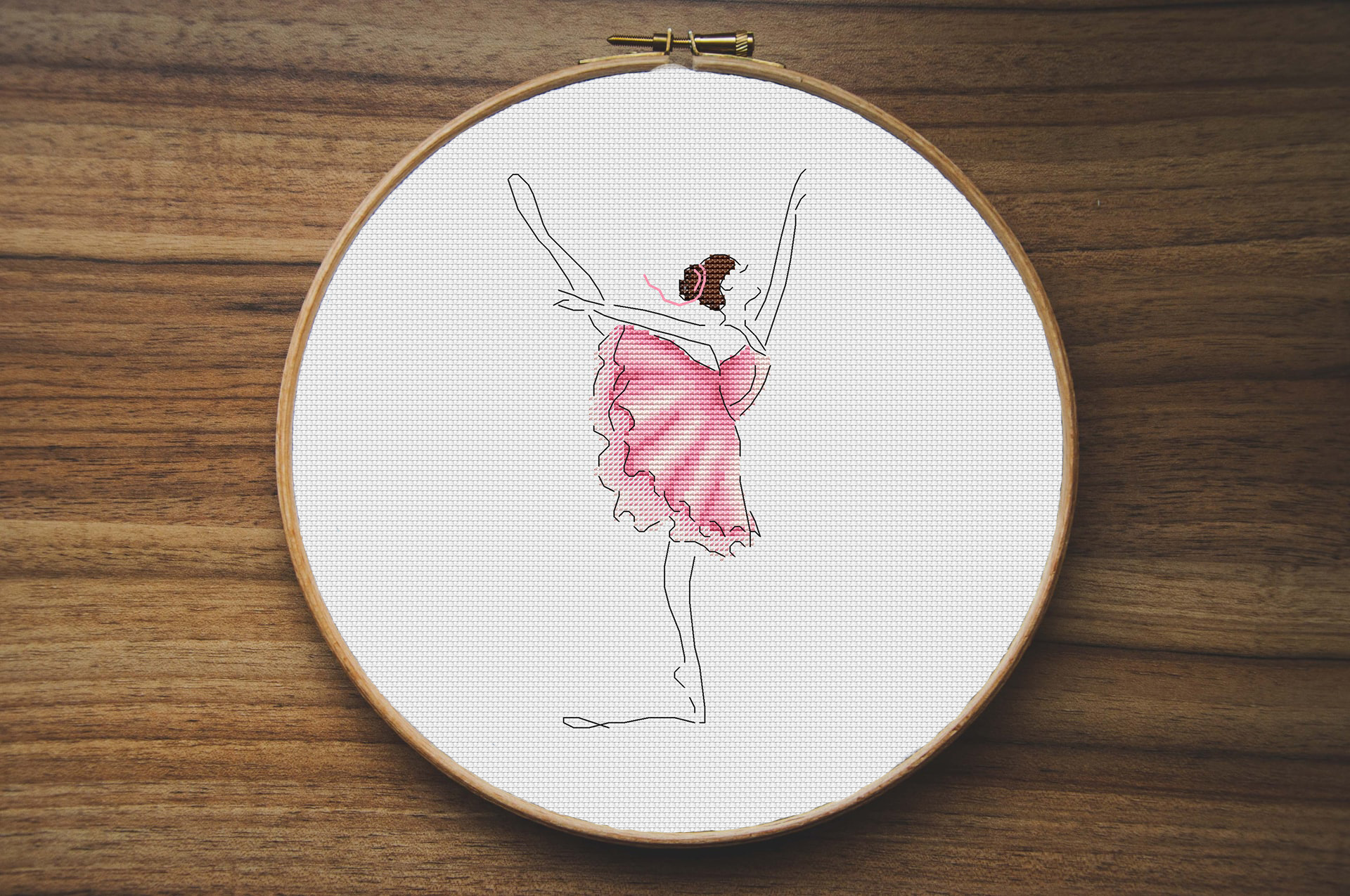 Cross Stitch Pattern Ballerina - Ballet dancer - Downloadabl - Inspire ...