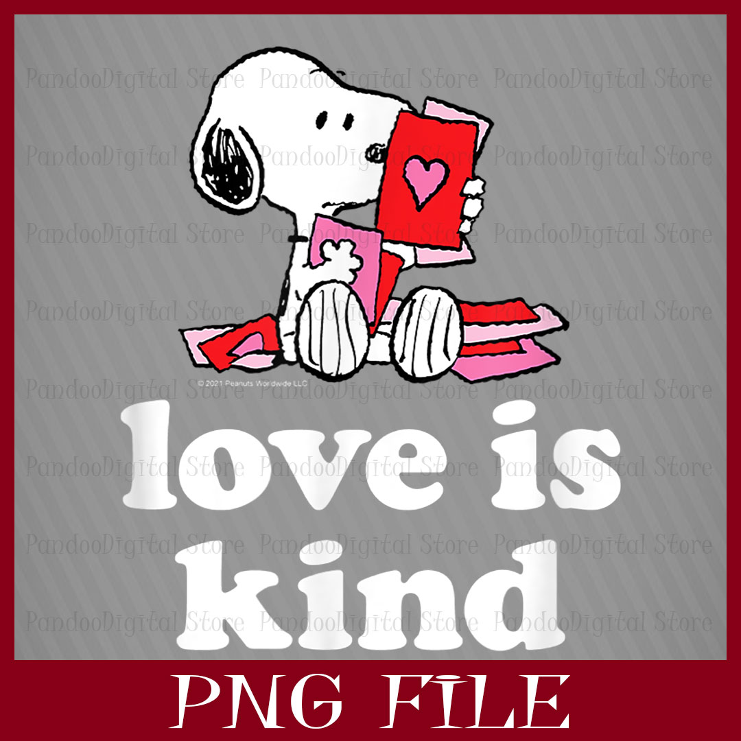 Love is kind, Snoopy Valentines PNG, Snoopy with heart, Snoo | Inspire ...