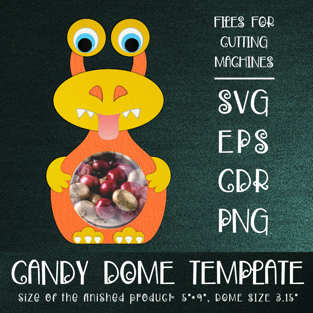 Yellow Monster | Candy Dome Template - Inspire Uplift