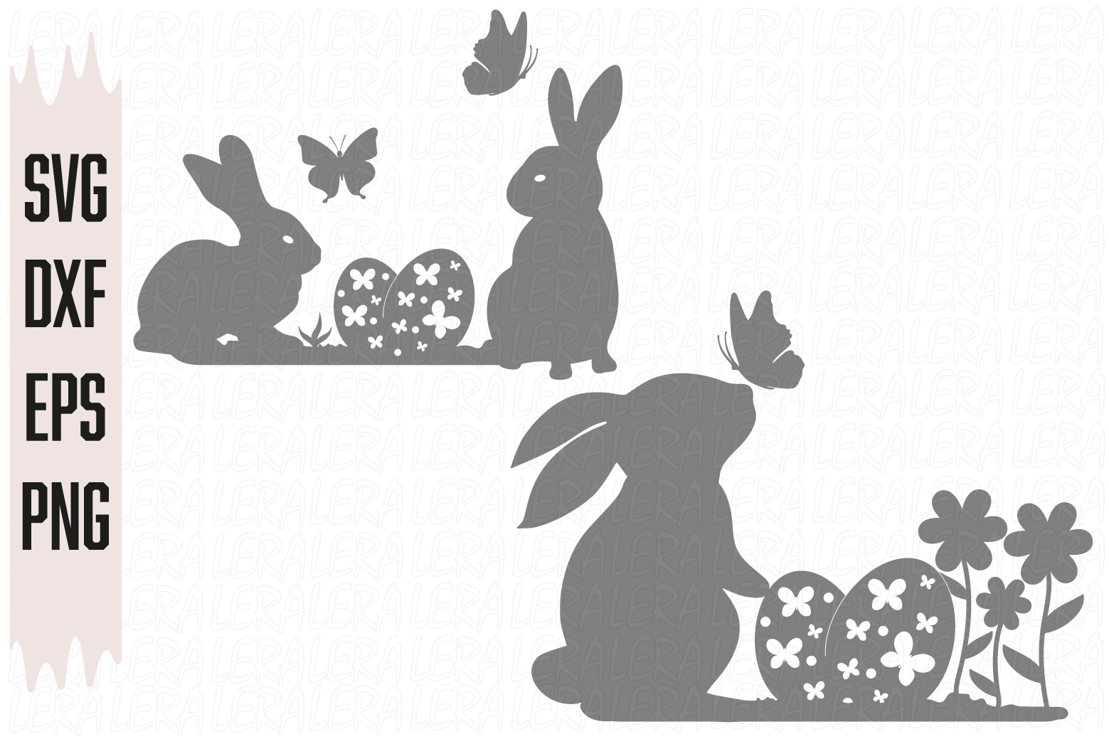 Easter Svg, Spring Svg, Bunny Flower Svg, Bunny Svg, Digital - Inspire ...