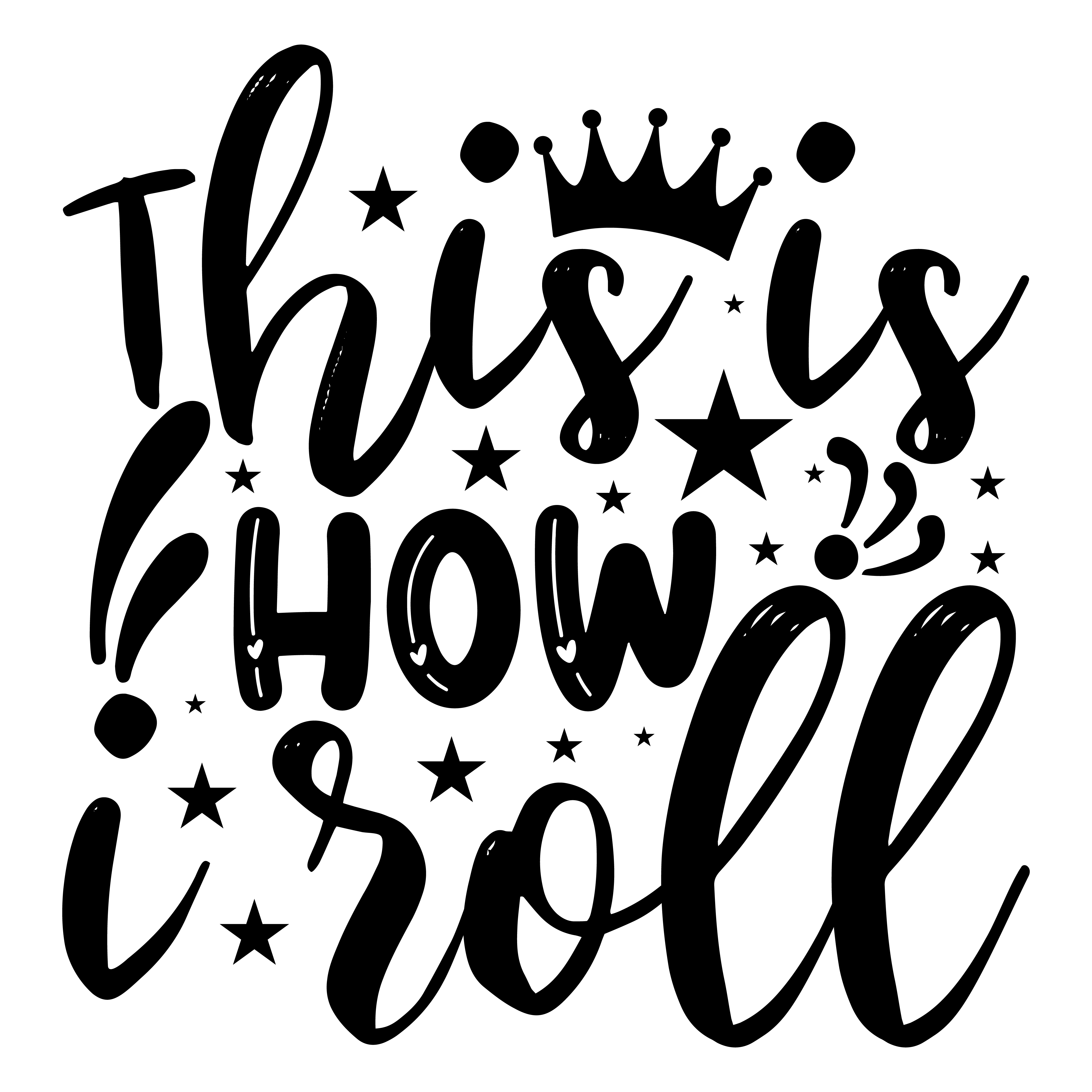 This-is-how-i-roll-Tshirt Design Download | Inspire Uplift