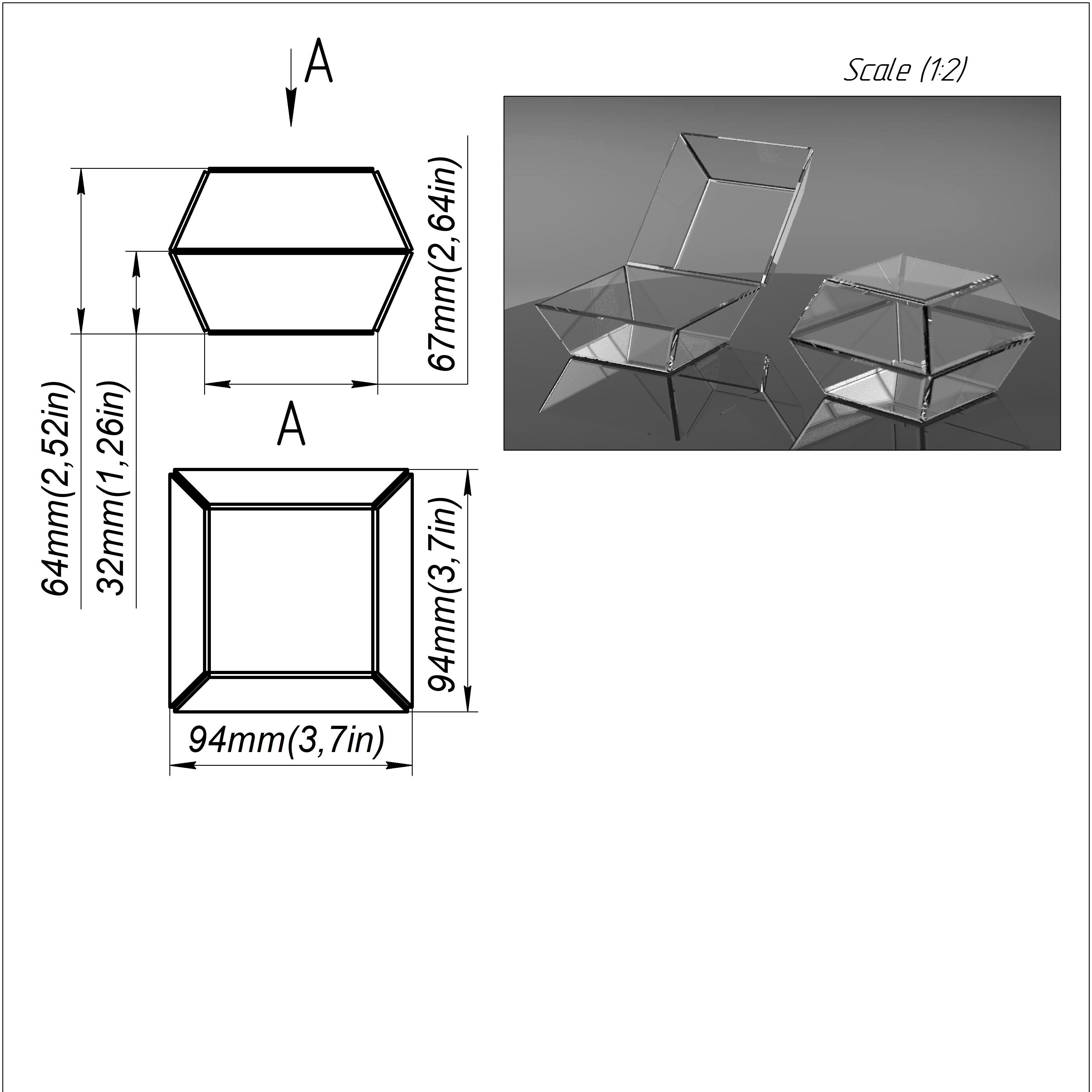 Project 301. Stained glass printable pattern. Brillant3d - Inspire Uplift