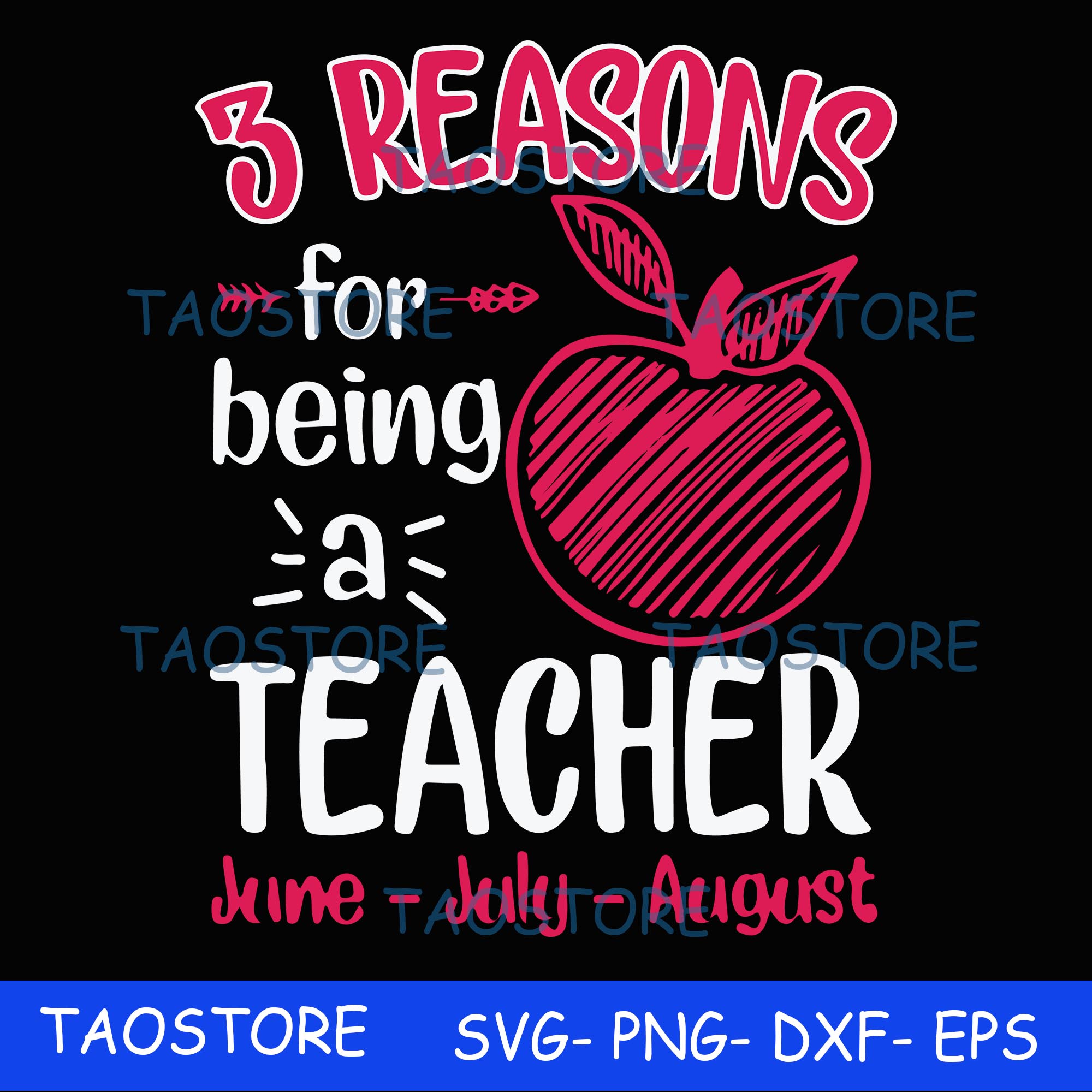 3 reasons for being a teacher svg | Inspire Uplift