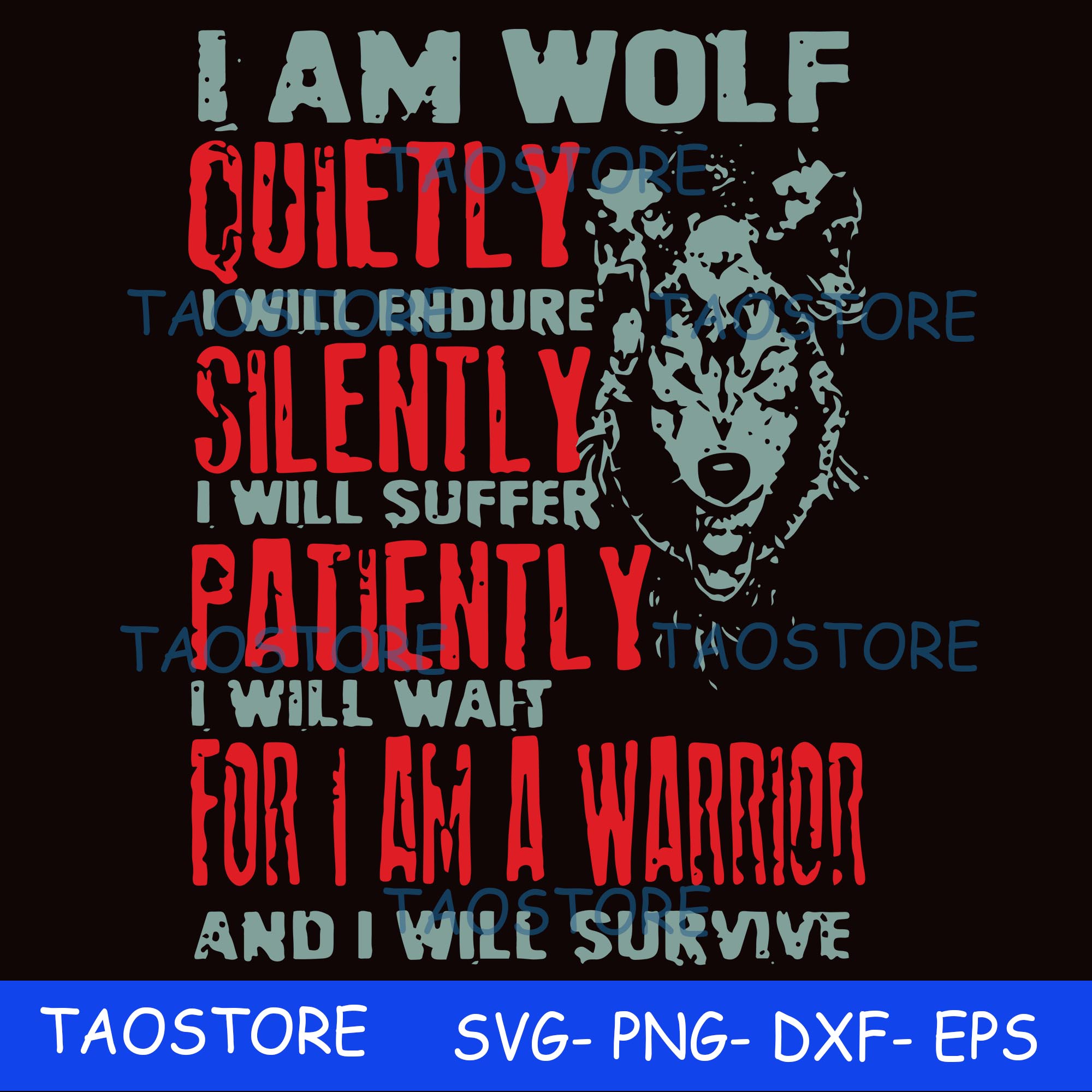 I am wolf quitely I will endure silently I will suffer patie | Inspire ...