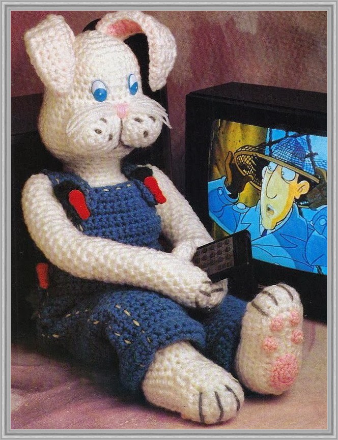 Digital - Vintage Toy Crochet Pattern - Ray Remote Crochet P | Inspire ...