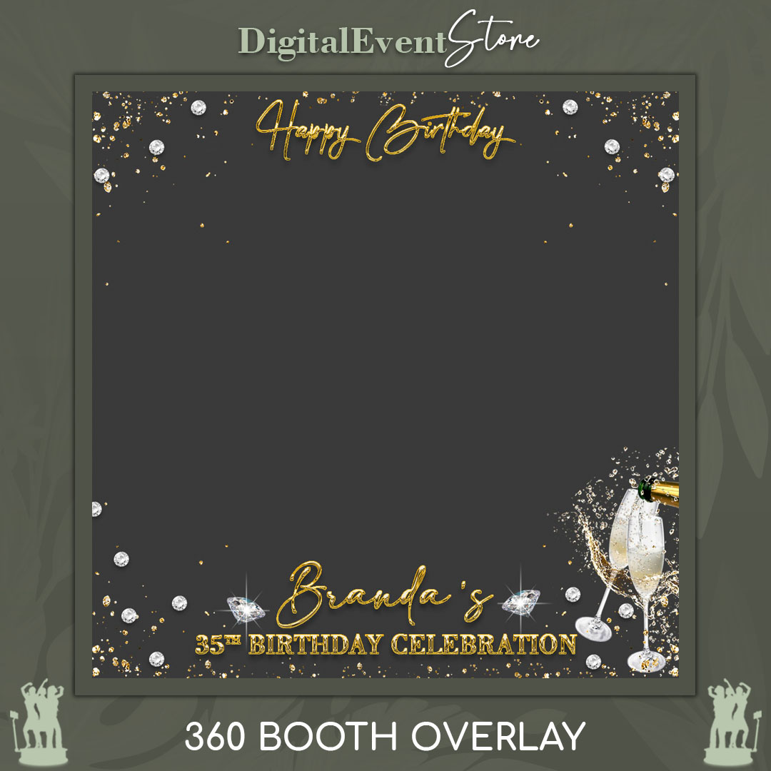 360 Overlay Birthday Photobooth Overlay Birthday Videobooth | Inspire ...