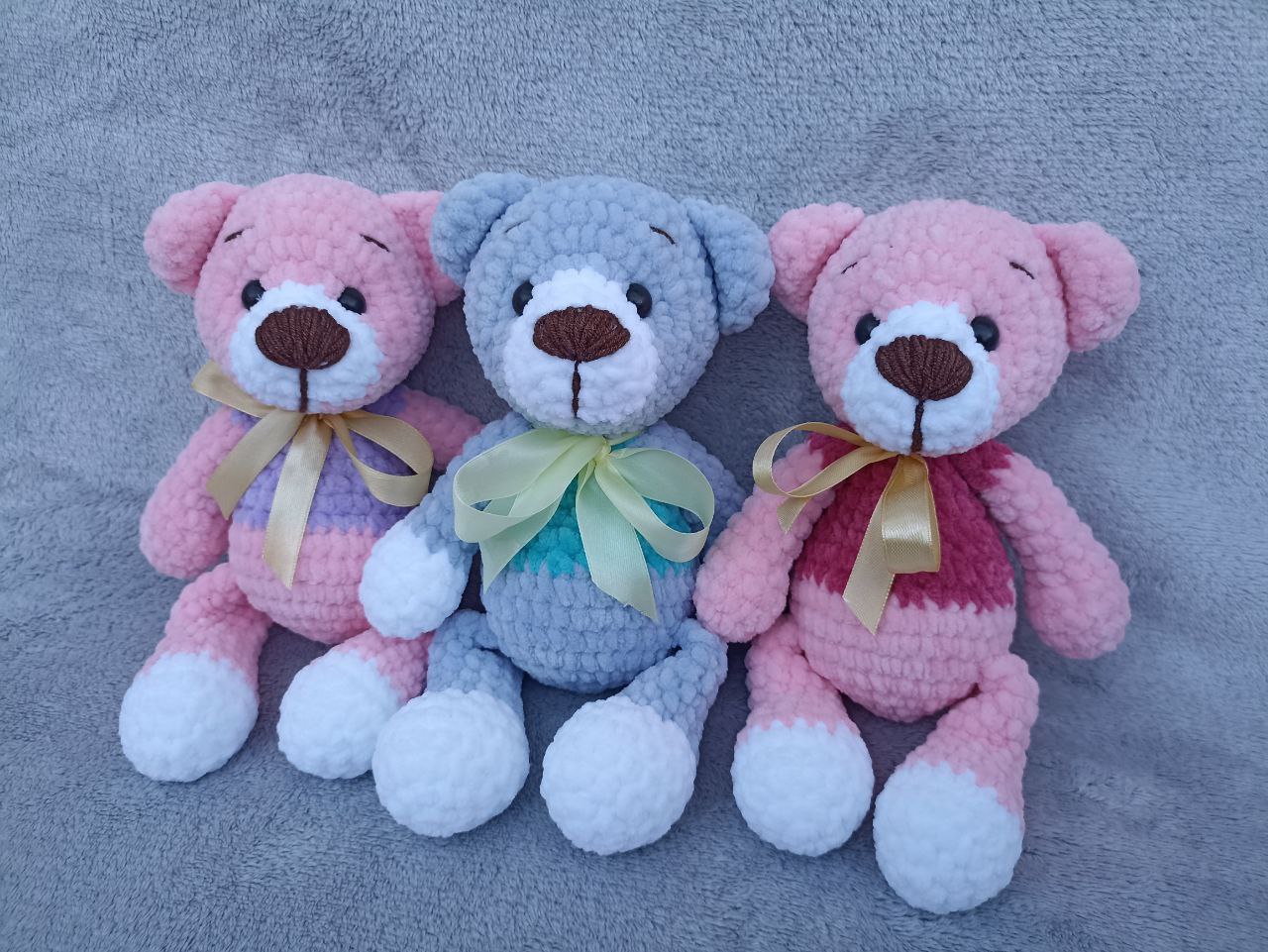 Crochet Cuddle Bear Toy / Personalized Toy / Amigurumi Toy / | Inspire ...