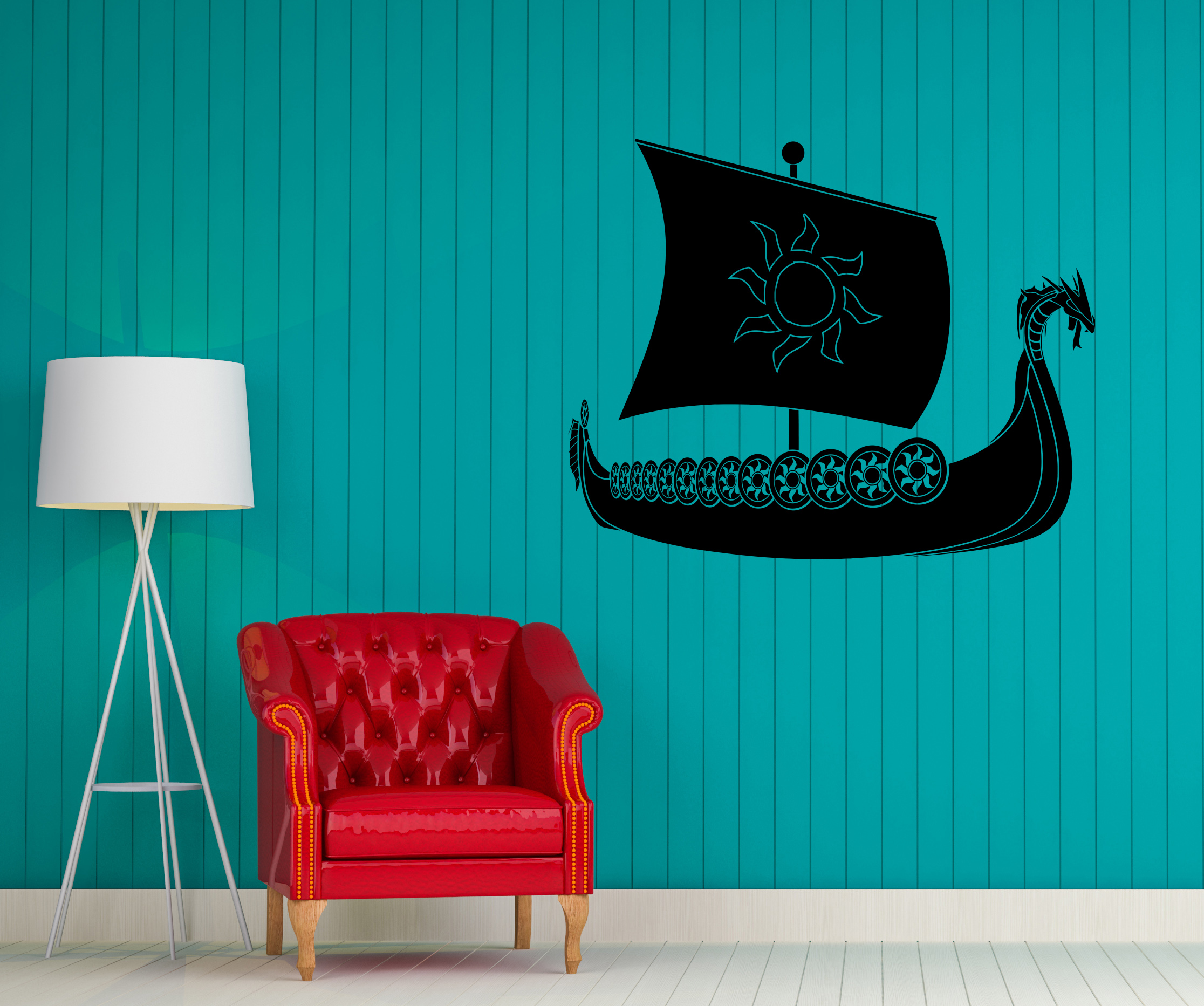 Ship Sticker, Drakkar, The Ship Of The Ancient Vikings, Wall | Inspire ...