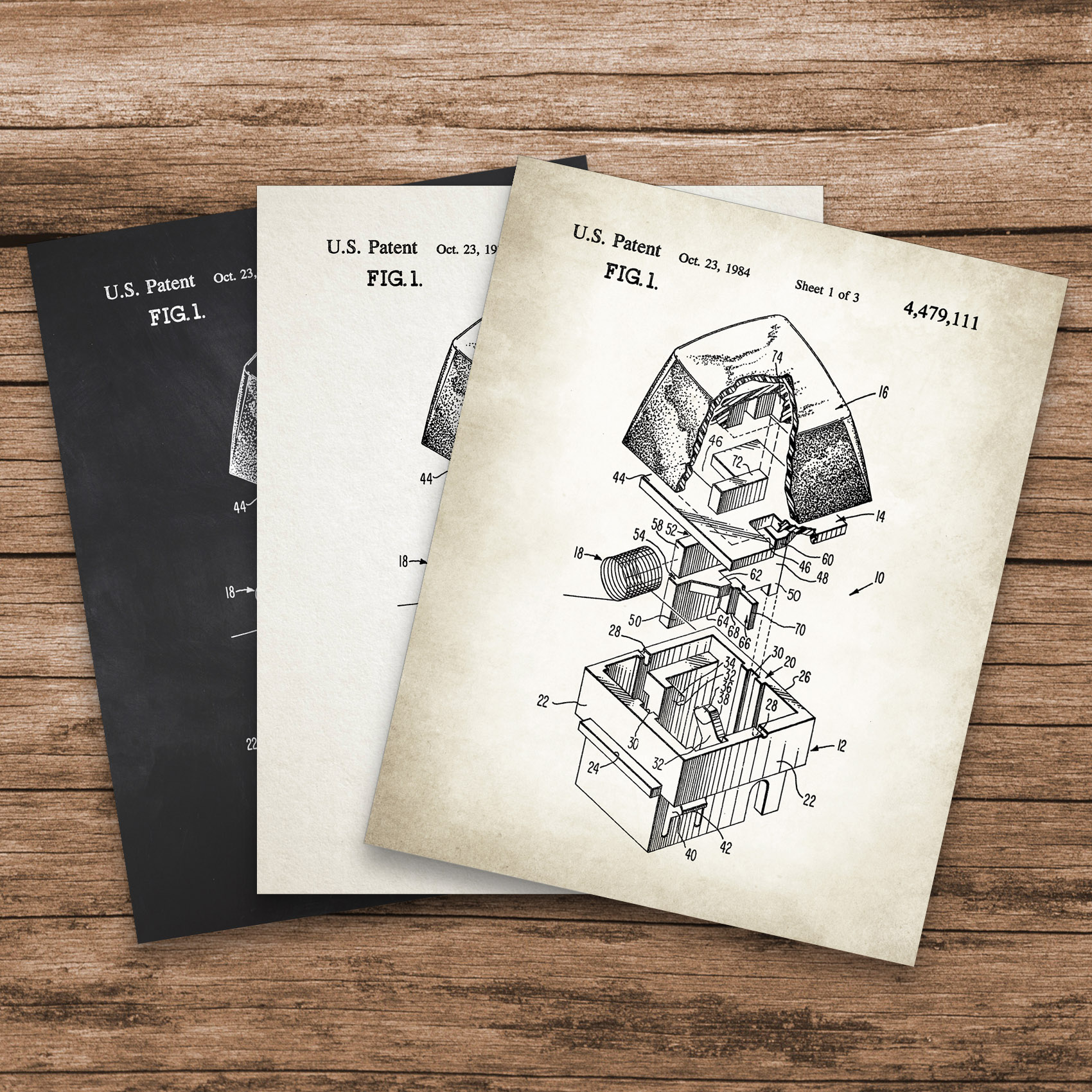 Keyboard Patent,Computer Patents,IT Wall Art,Gifts for Geeks | Inspire ...