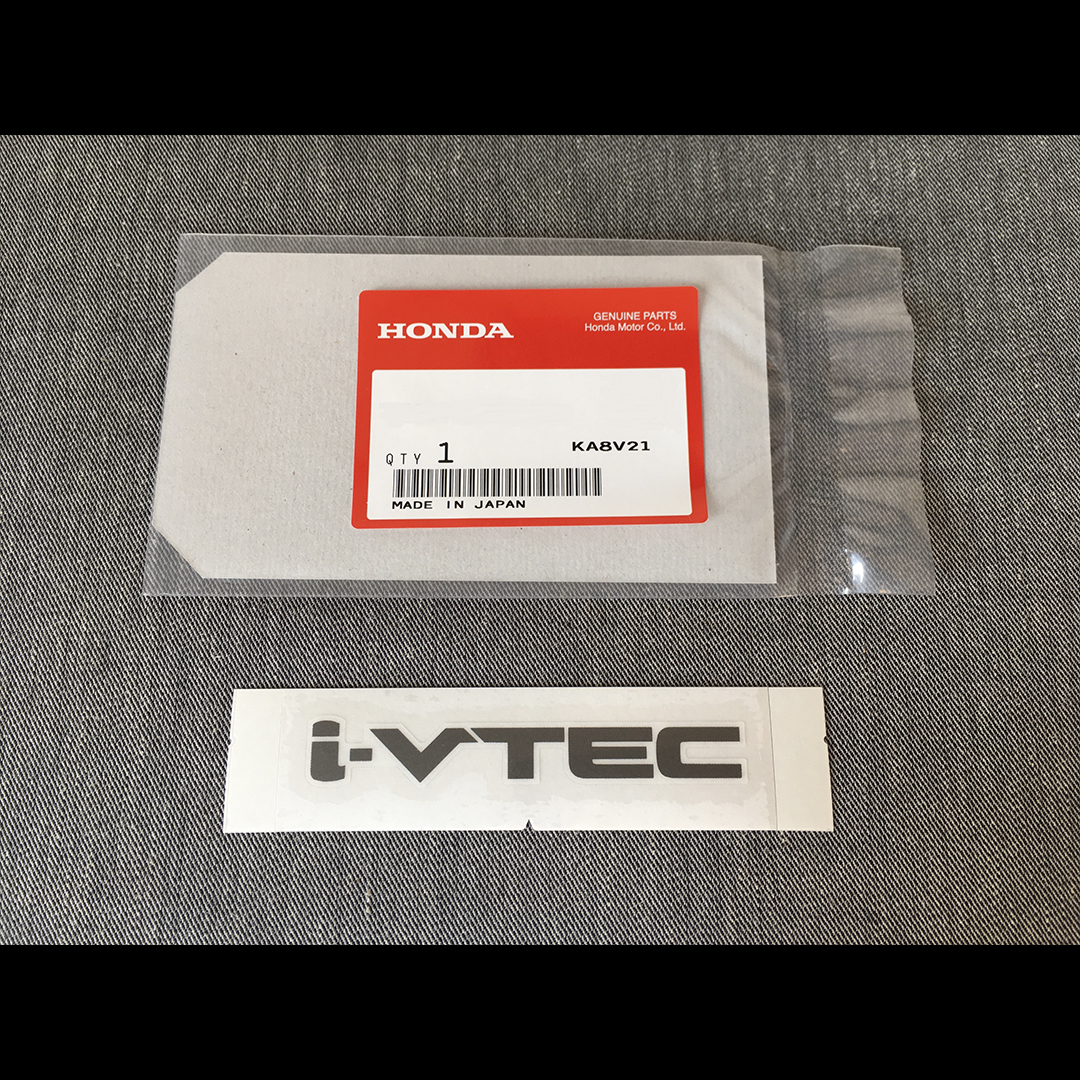 Honda i-VTEC Rear Glass Decal Sticker for Accord/Civic /CR-V | Inspire ...