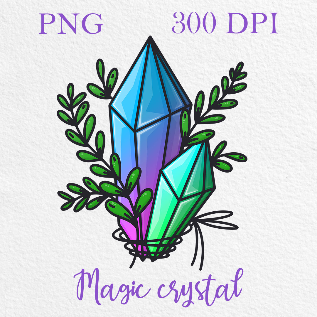 Quartz crystal PNG, crystal magic sublimation design | Inspire Uplift